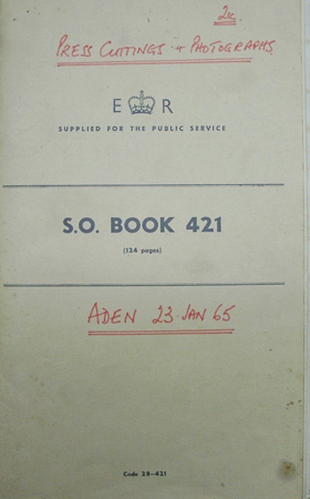 4th Battalion Royal Anglian Regiment Aden Standing Orders Book 421 - Royal Anglian Regiment