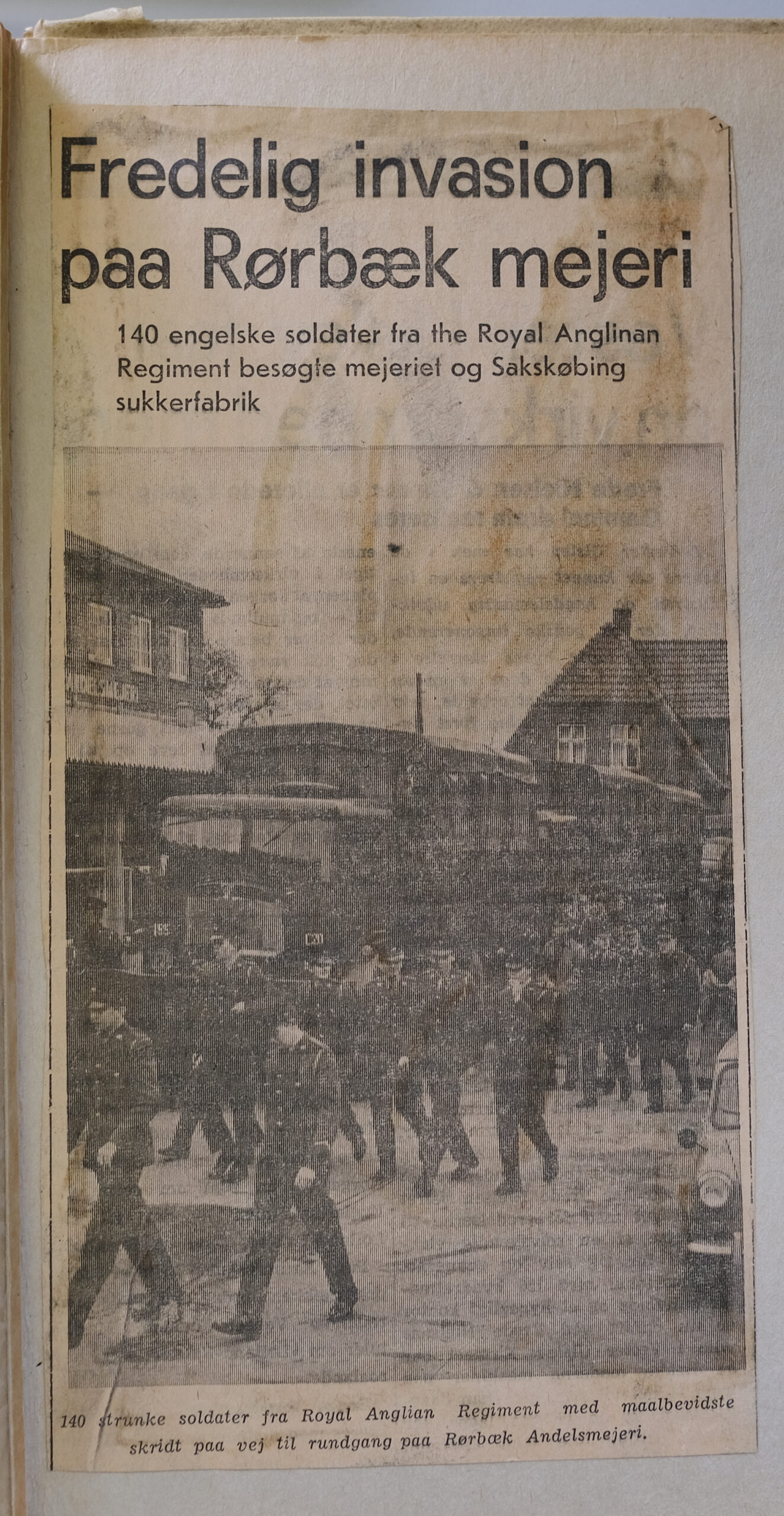 Royal Anglian Regiment Denmark 1967 - Royal Anglian Regiment