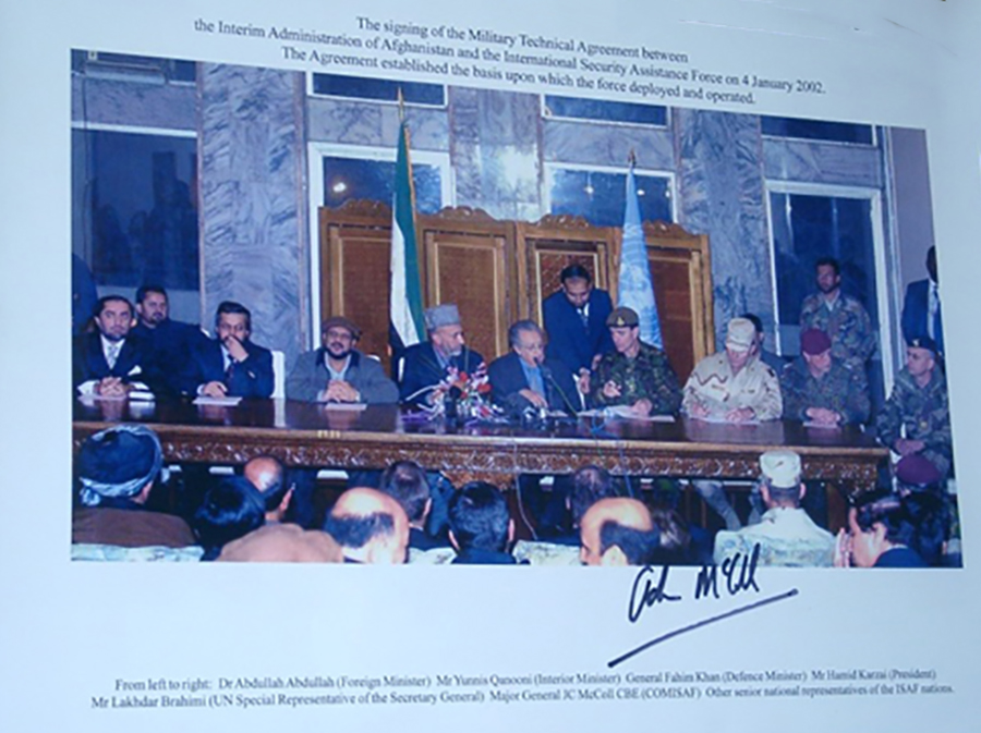Signing the Military Technical Agreement between the Interim ...