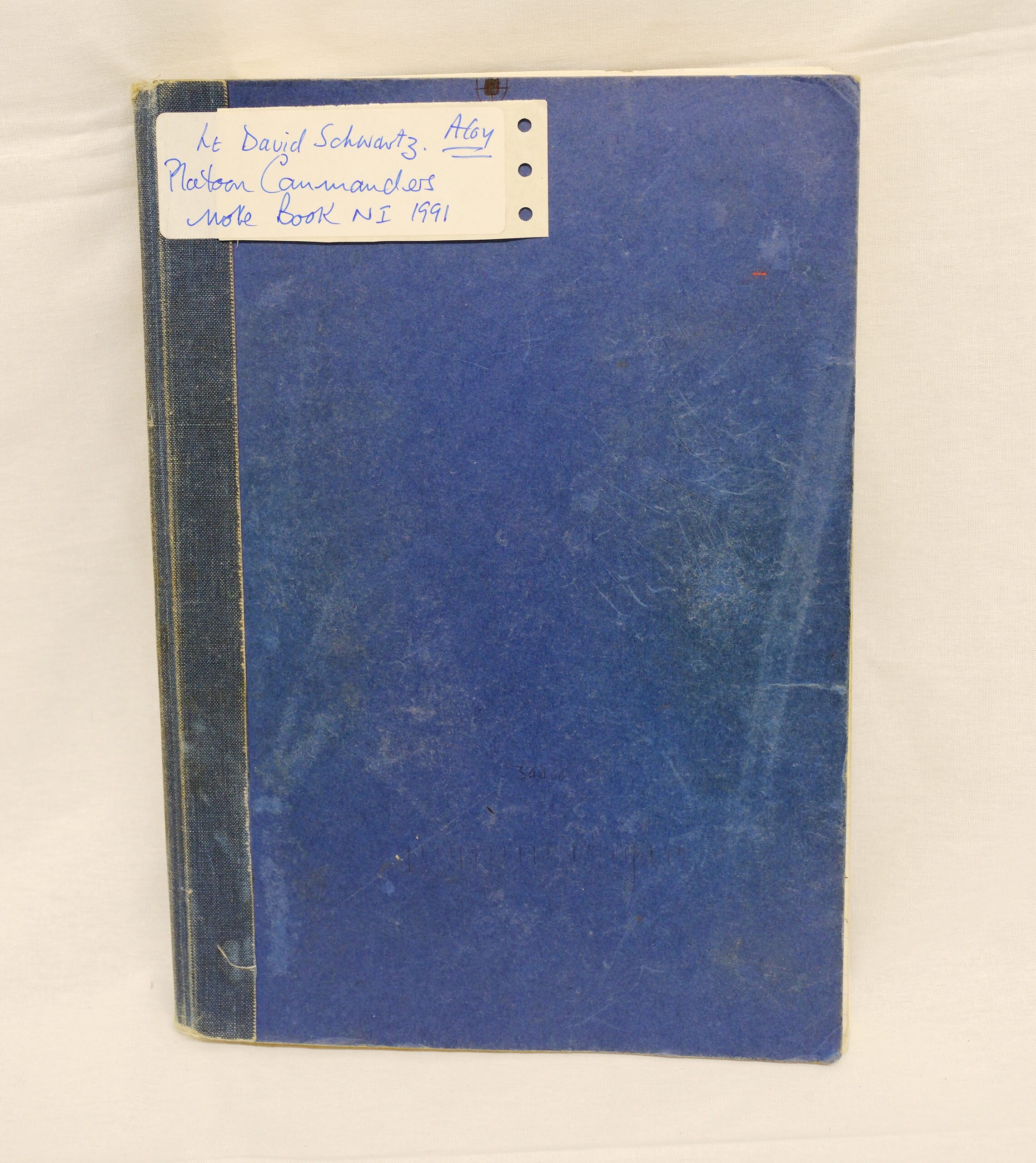 Lieutenant David Schwartz Platoon Commanders Note Book Nortthern ...