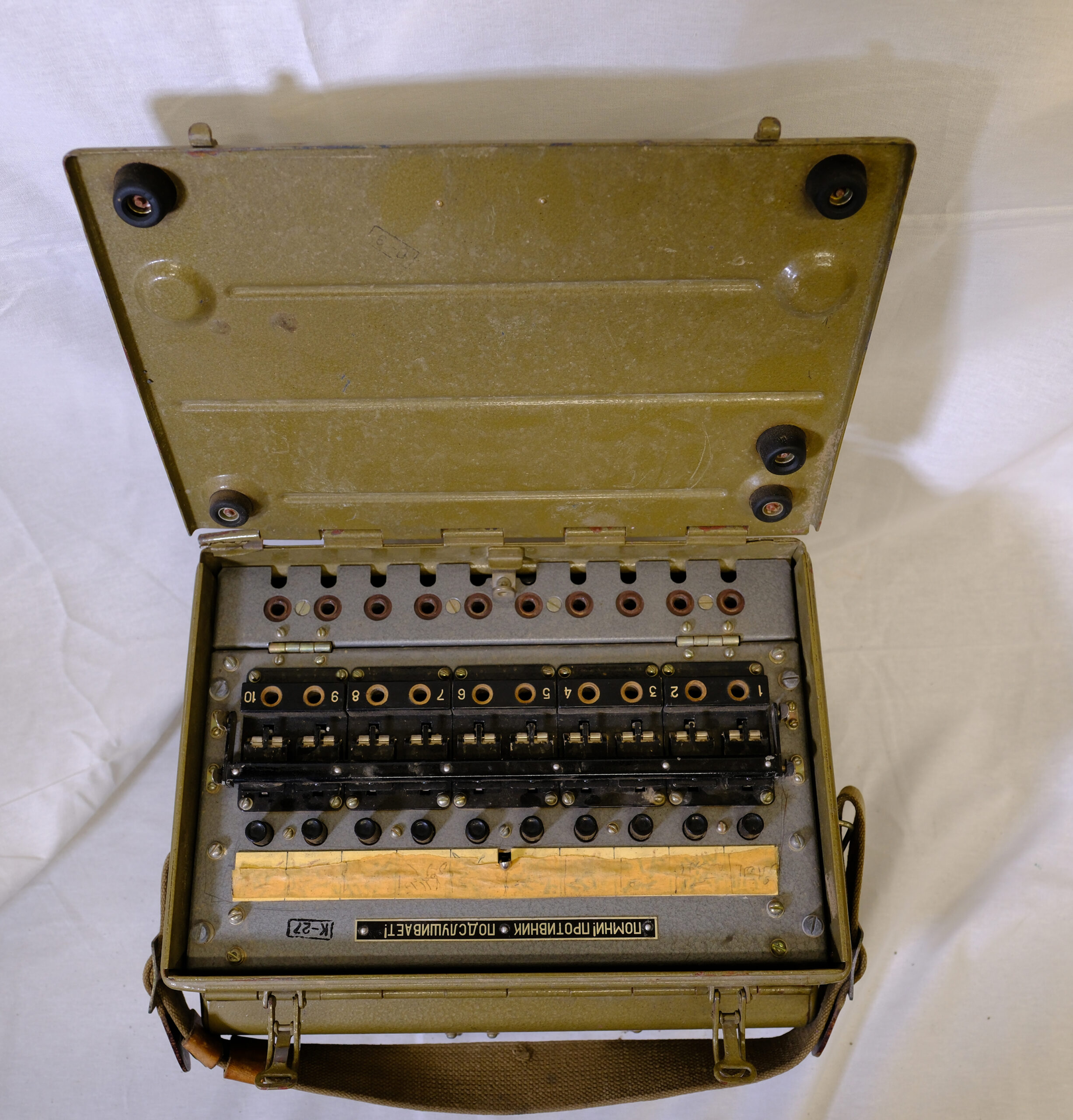 Russian made 10 connectors for the field telephone system. 2nd ...