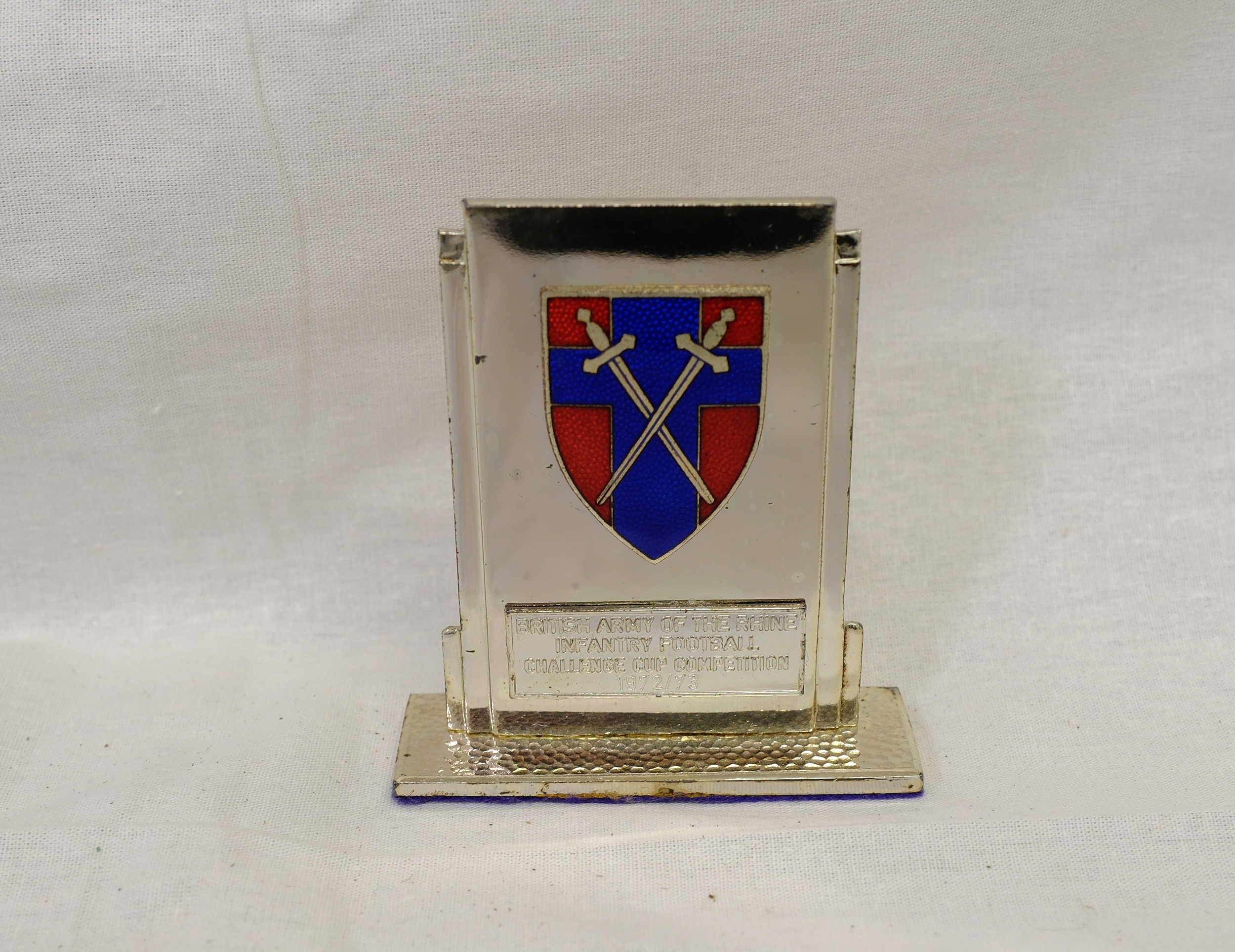Winner Presentation for British Army of the Rhine Infantry Football ...