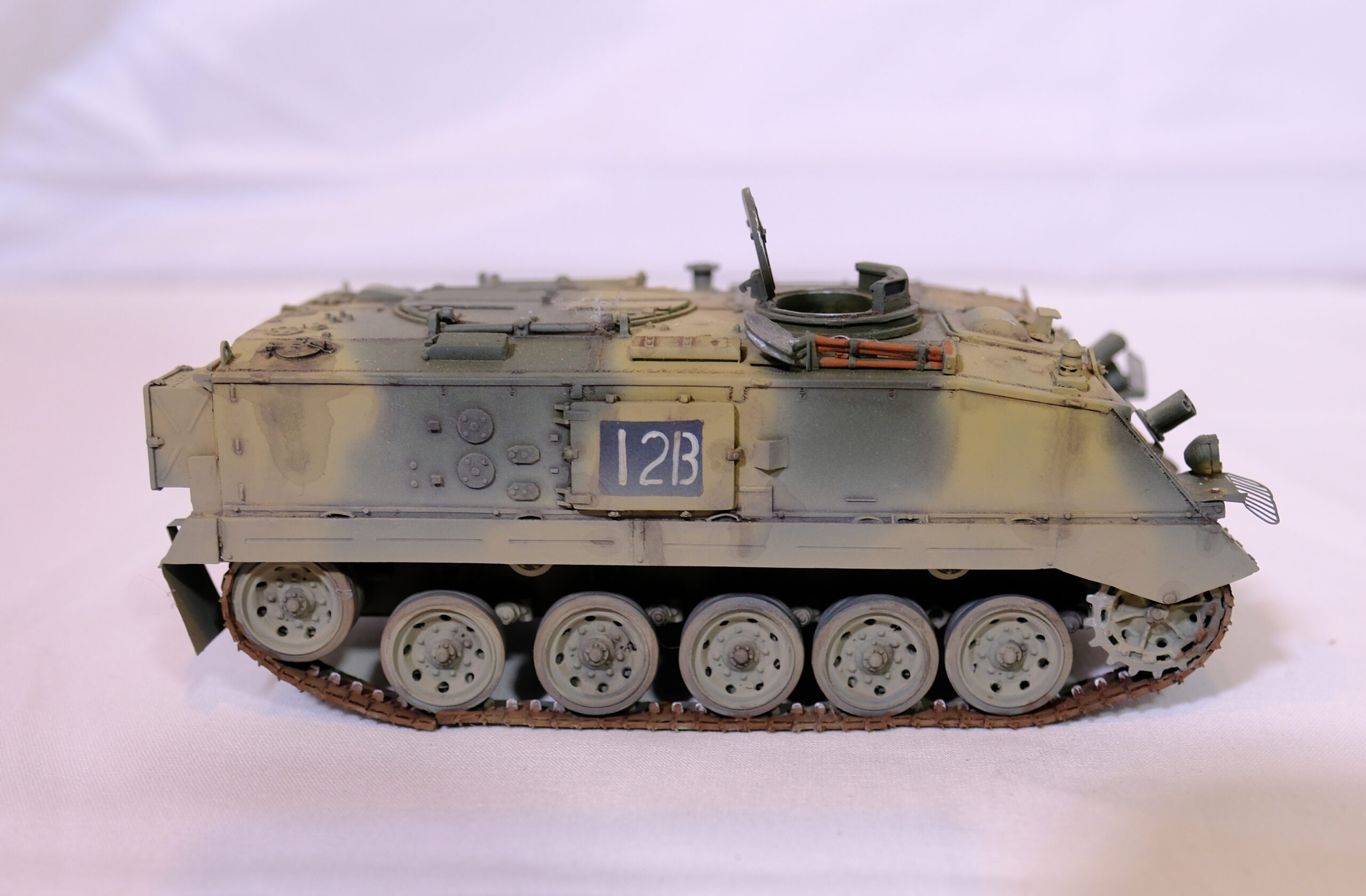 Model of a 432 tracked vehicle - Royal Anglian Regiment