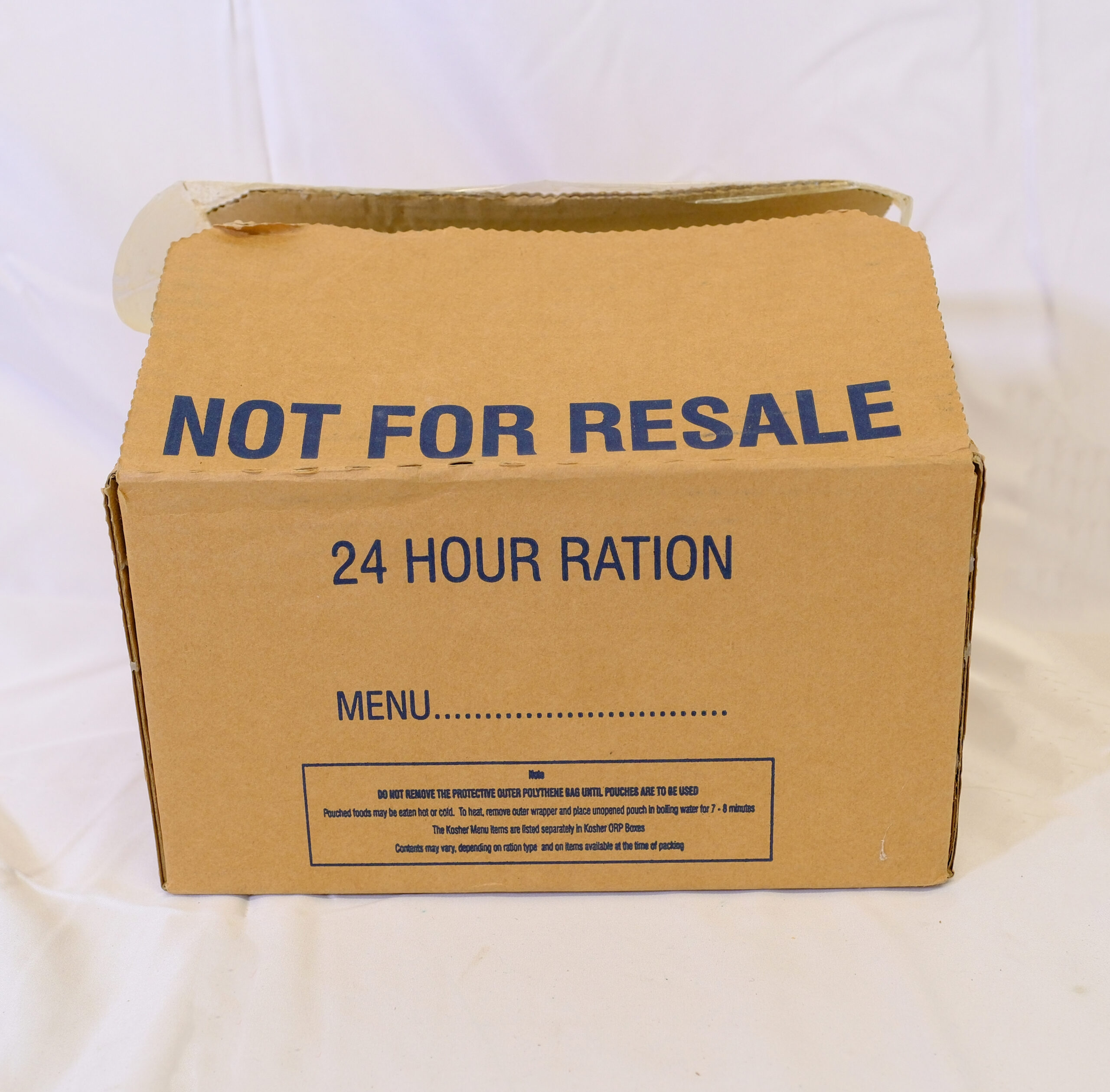 British Army 24 hour ration pack - Royal Anglian Regiment