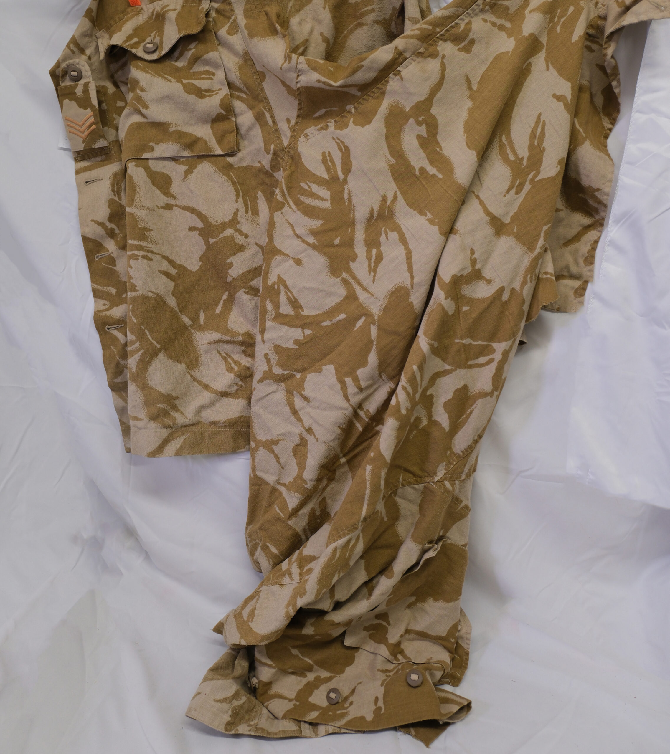 British Army Desert DPM Combats from the Gulf war - Royal Anglian Regiment