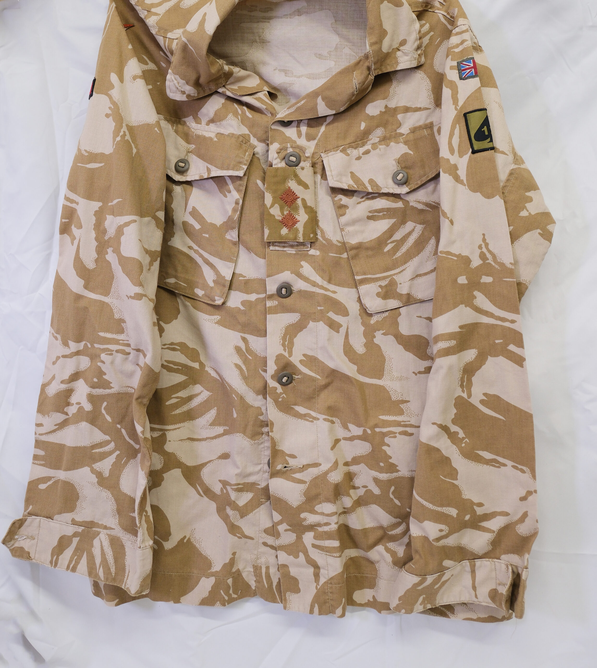 British Army Desert DPM Combats from the Gulf war - Royal Anglian Regiment