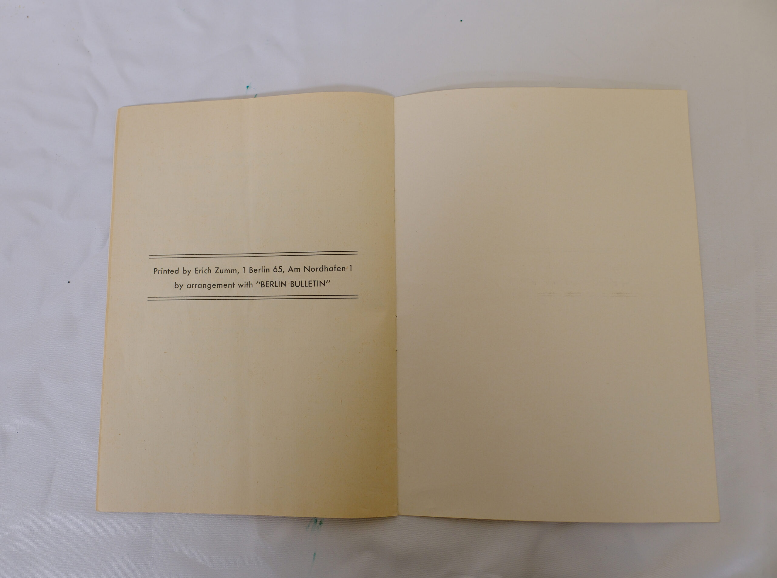 Programme for the British Military Tattoo 1965 - Royal Anglian Regiment