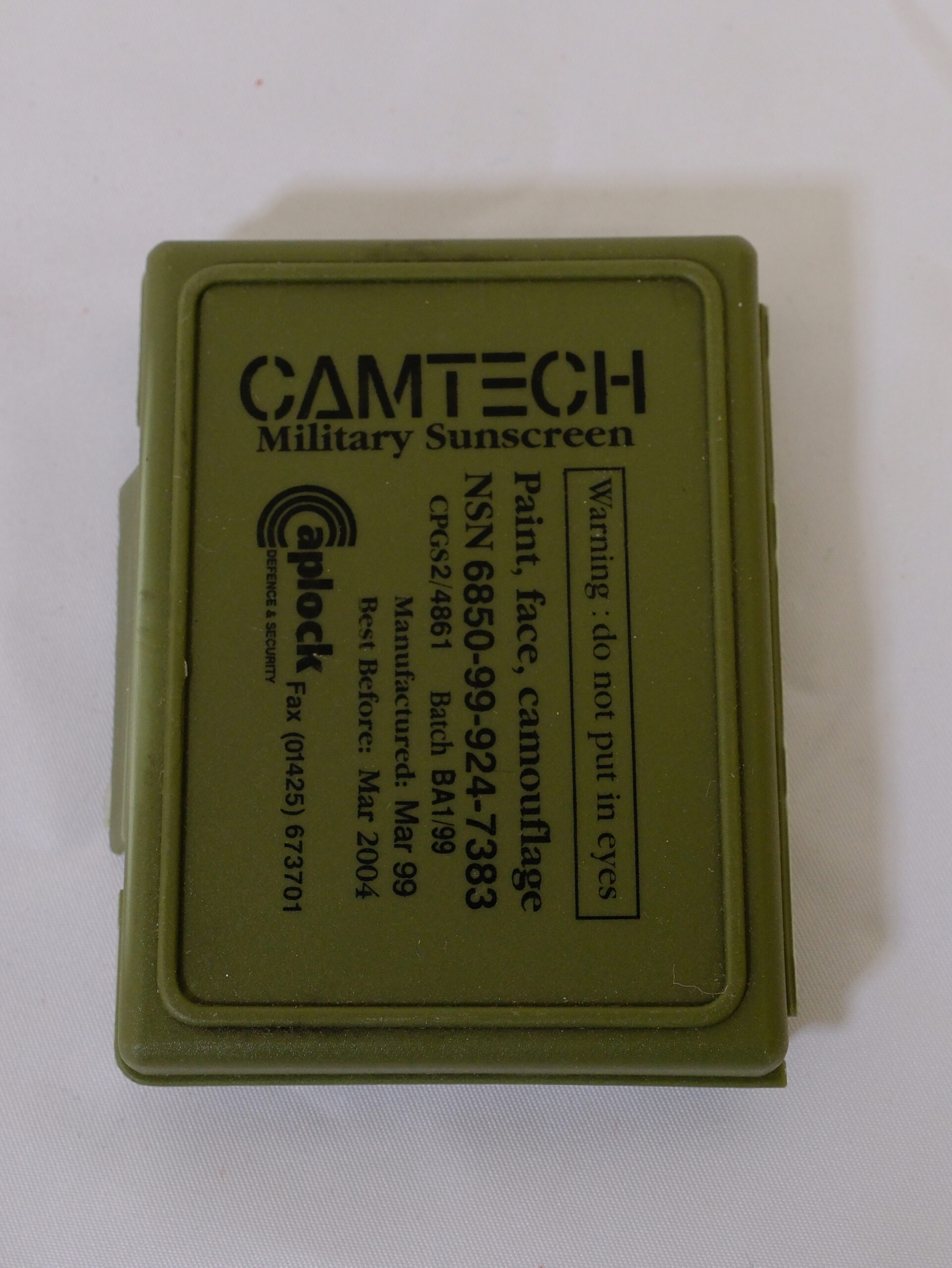 Camtech Military Sunscreen - Royal Anglian Regiment