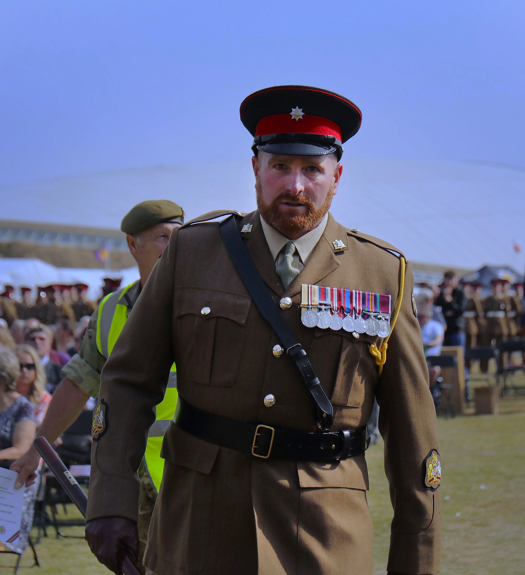 RSM 3rd Battalion Royal Anglian Regiment at the 60th Anniversary event ...