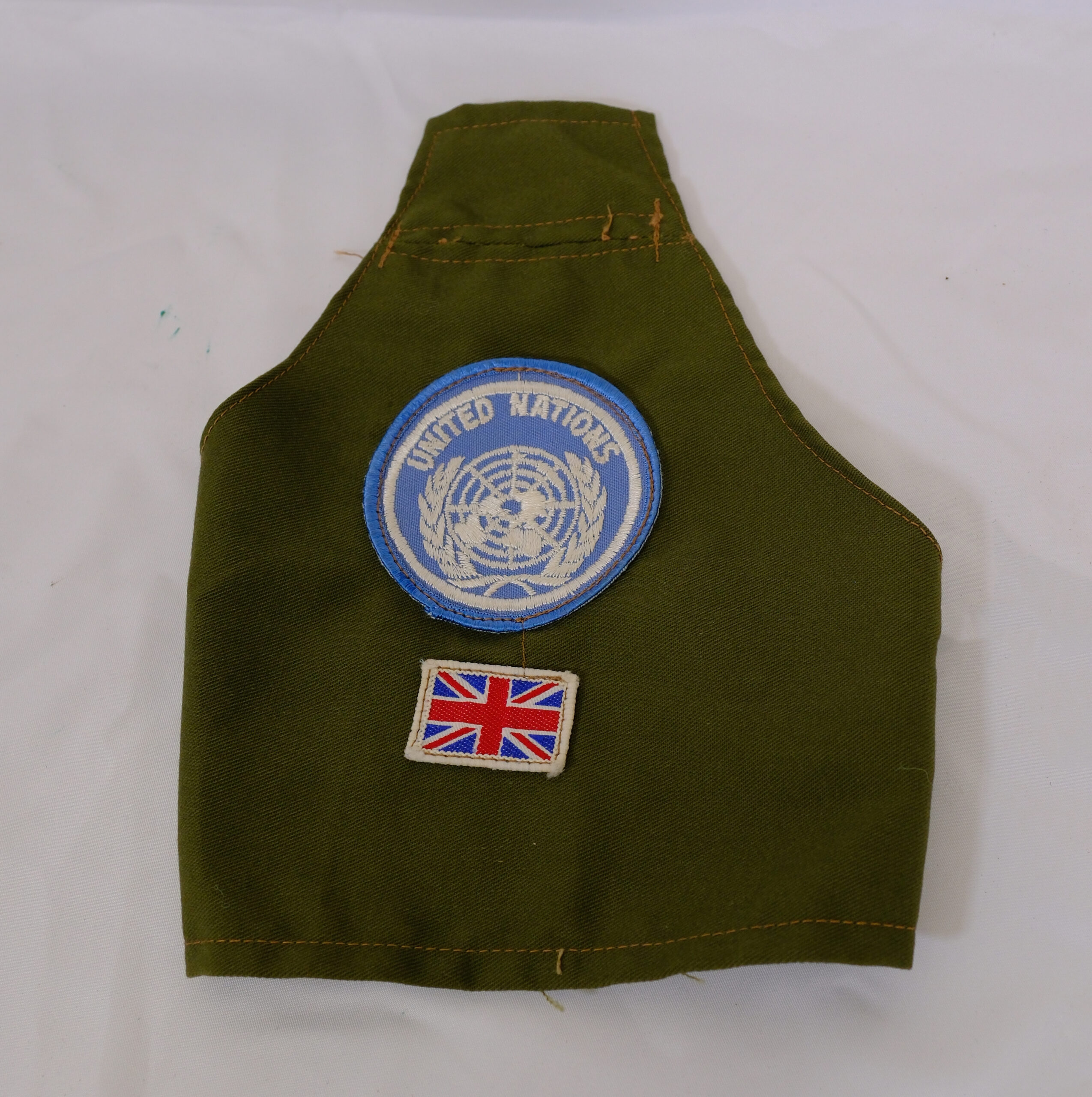 United Nations Armband worn on operations by soldier from the Royal ...
