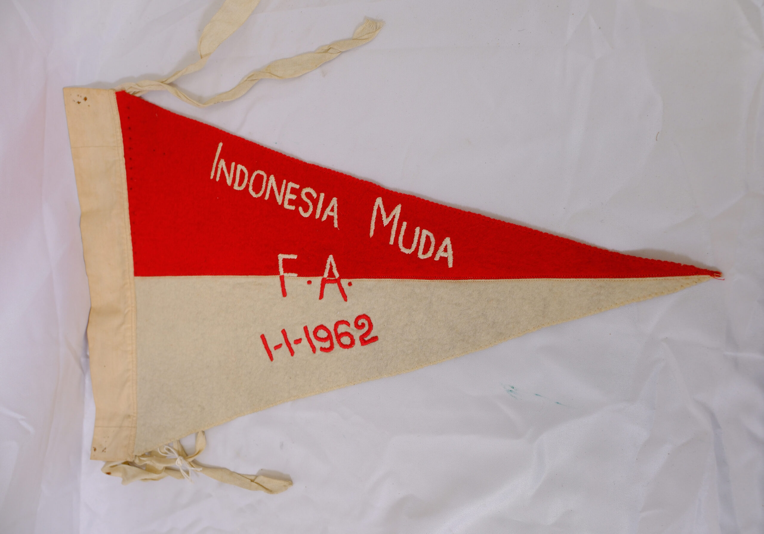 Flag marked Indonesia F A 1-1-1962 - Royal Anglian Regiment