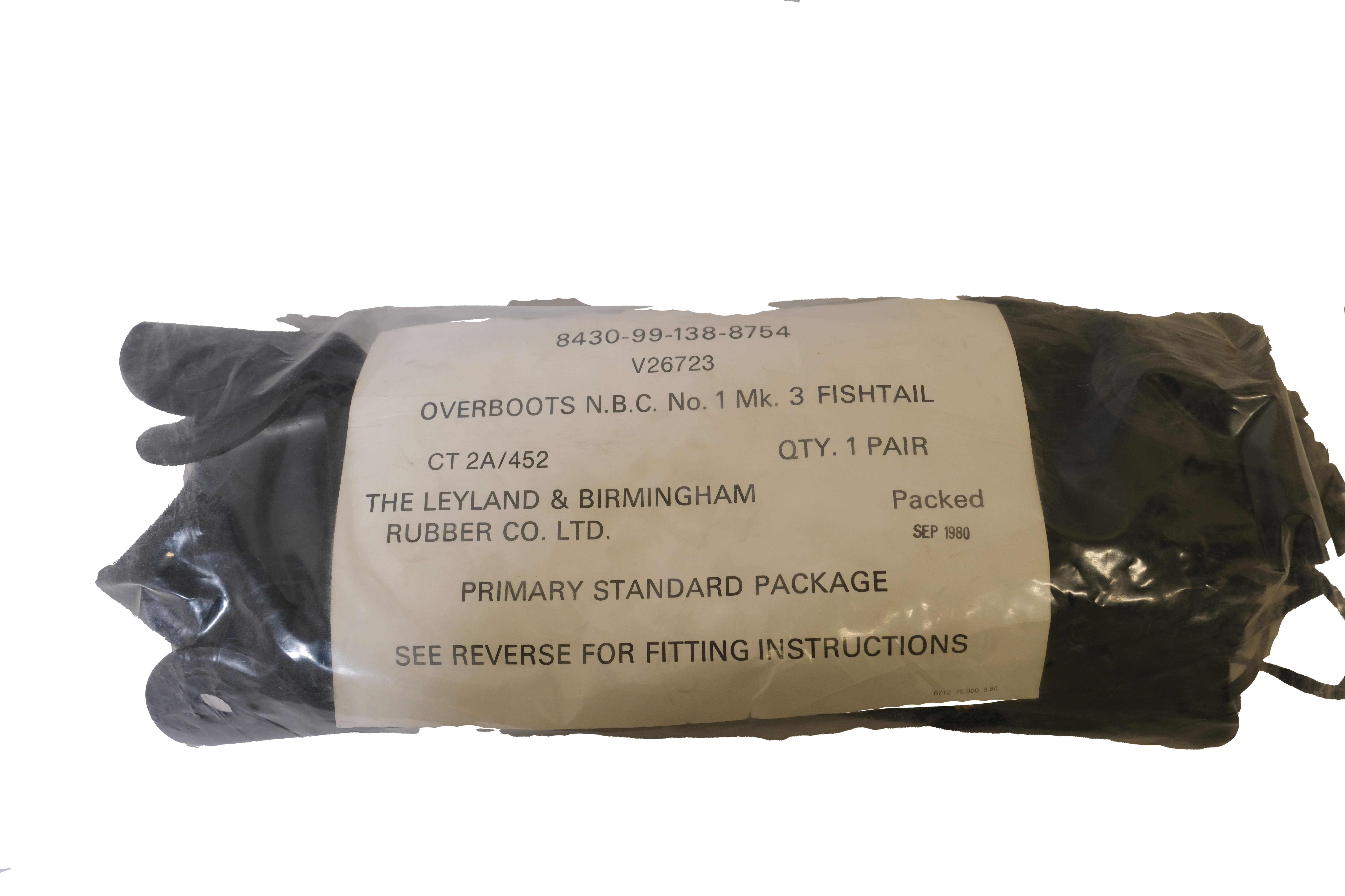 Overboots NBC Outer MK3 Fishtail - Royal Anglian Regiment