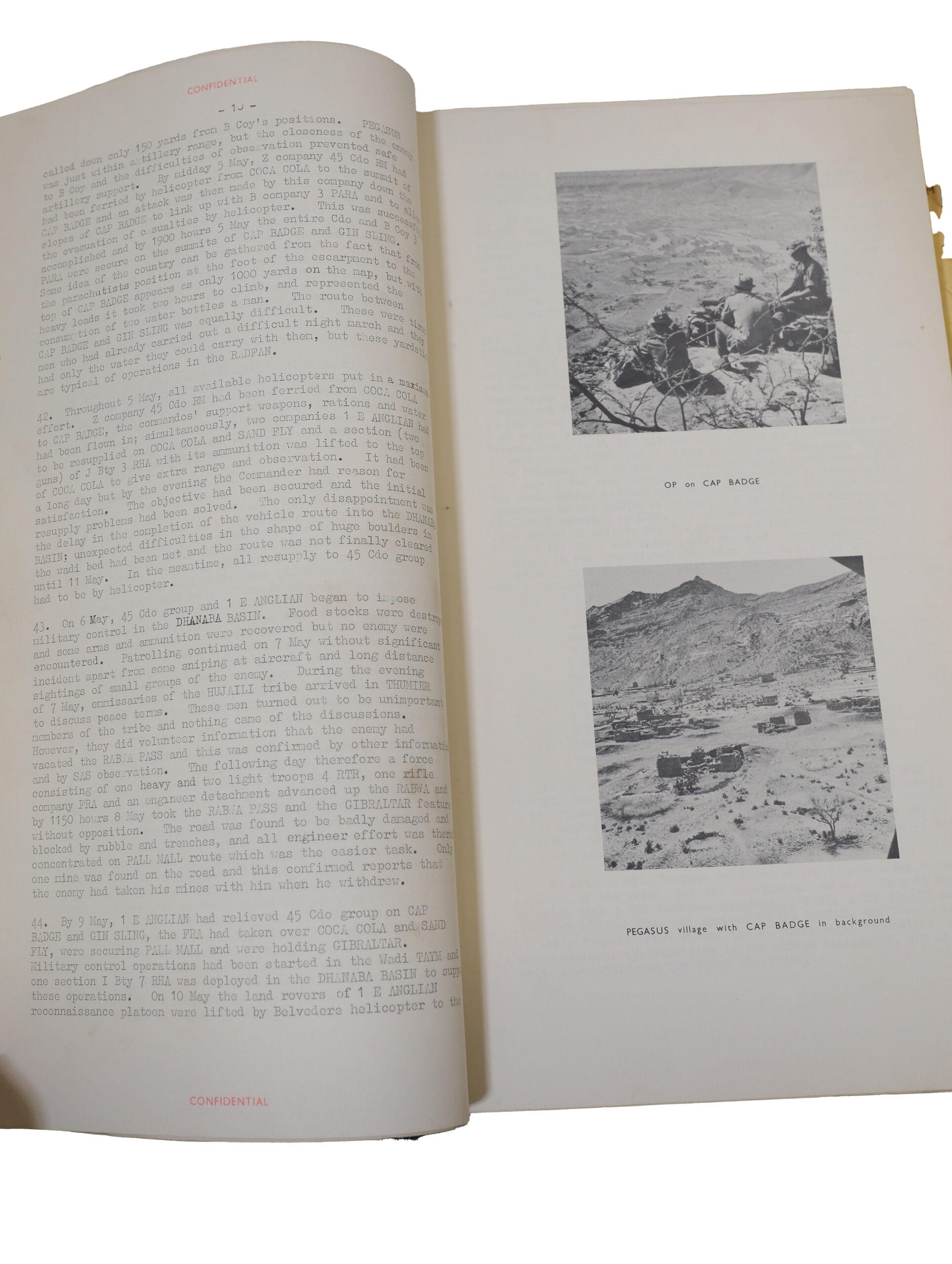 Operations in Radfan 1964 operations guide notes - Royal Anglian Regiment