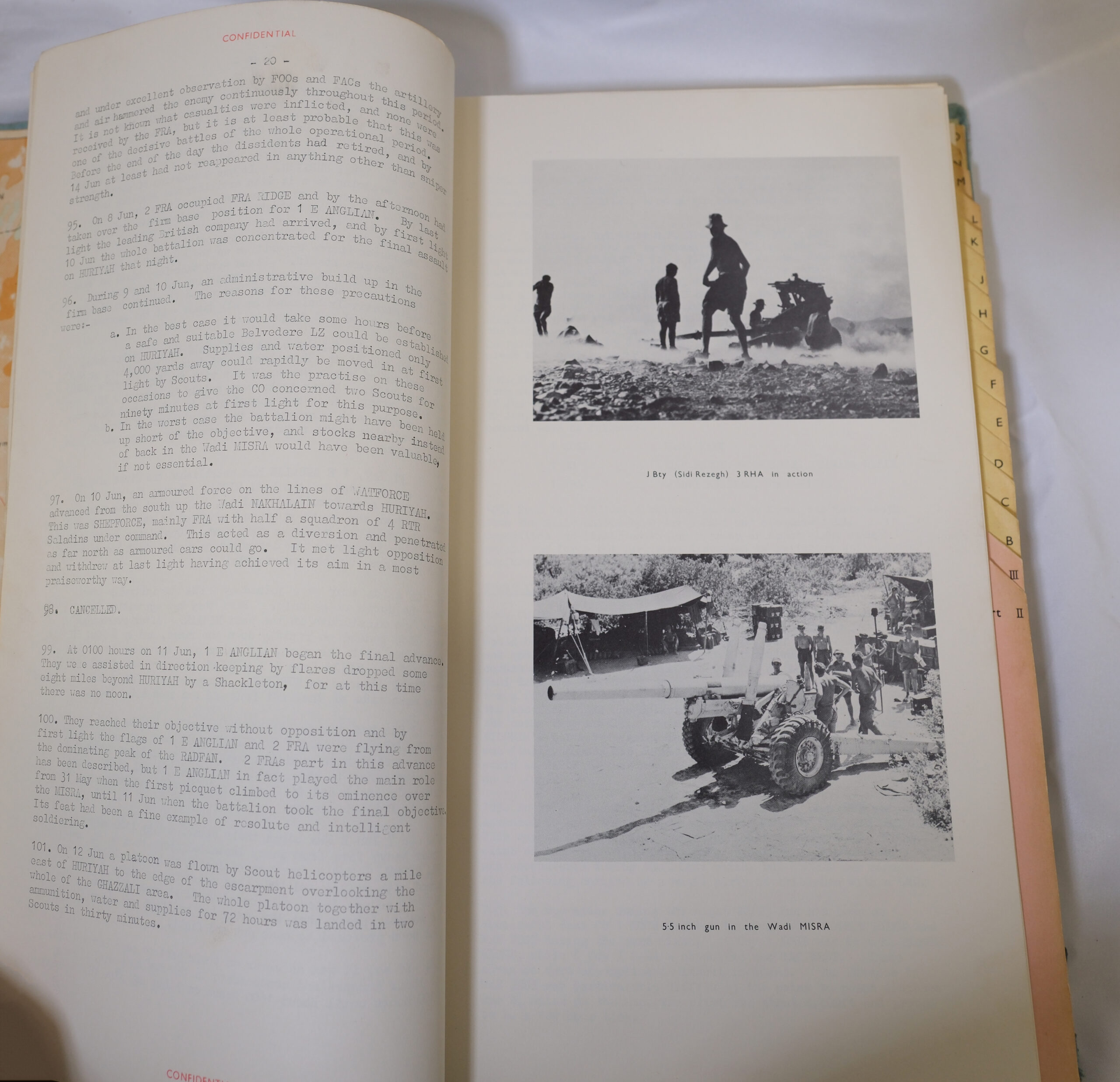 Operations in Radfan 1964 operations guide notes - Royal Anglian Regiment