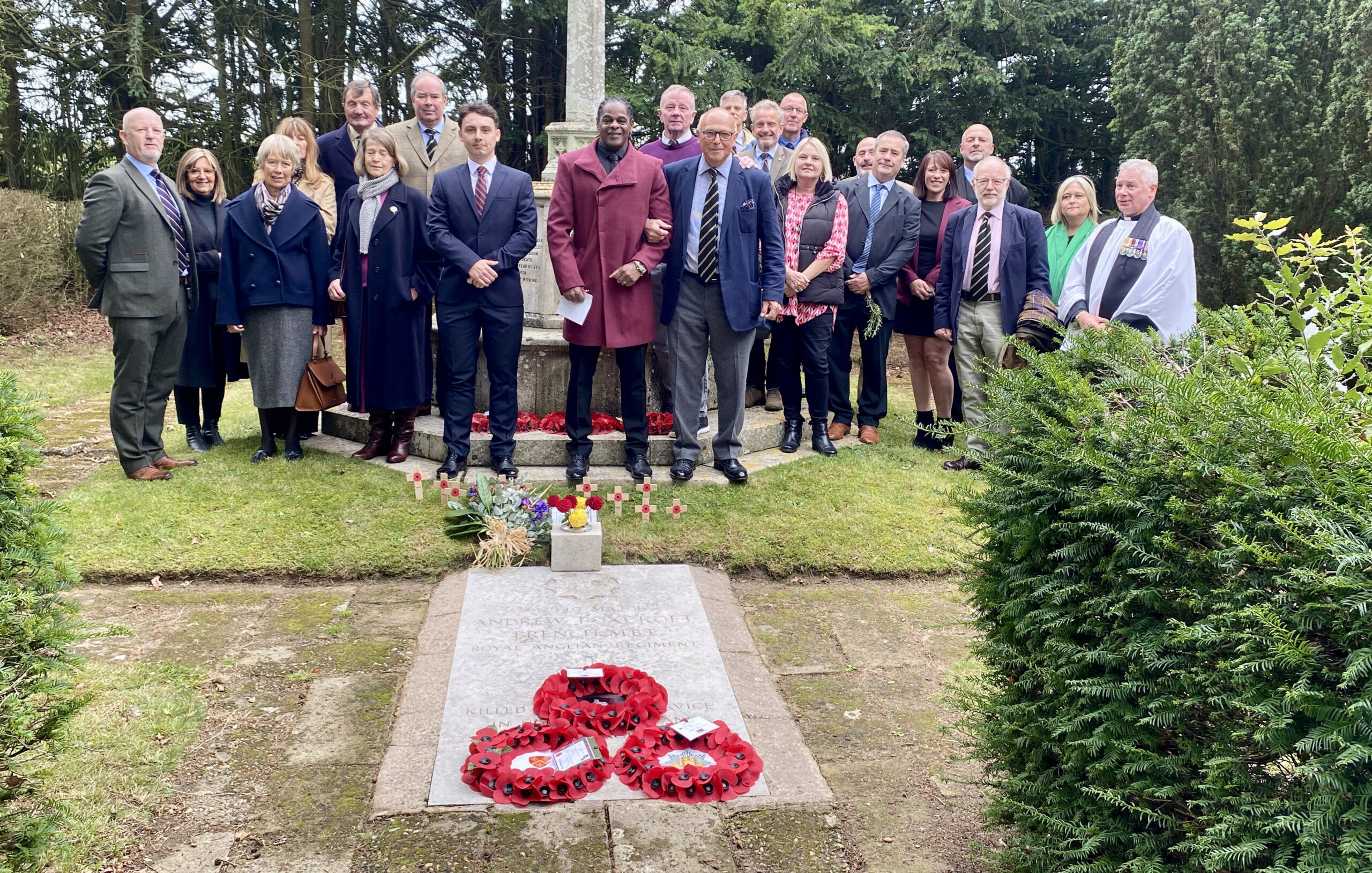 Memorial Service Major Andrew Foxcroft French MBE - Royal Anglian Regiment