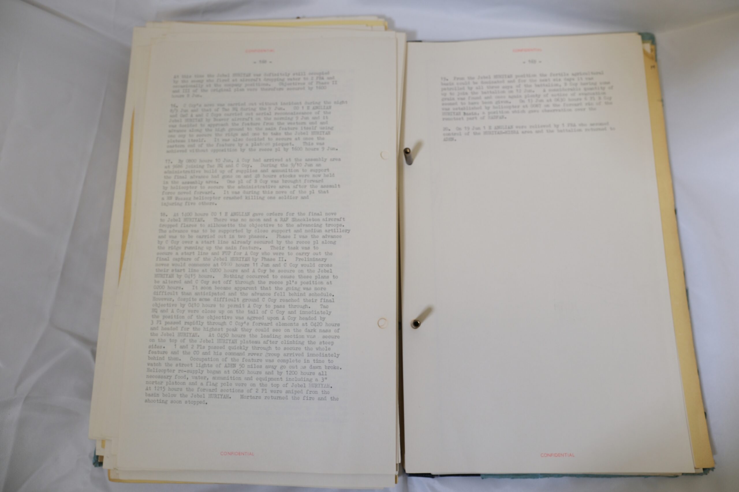 Operations in Radfan 1964 operations guide notes - Royal Anglian Regiment