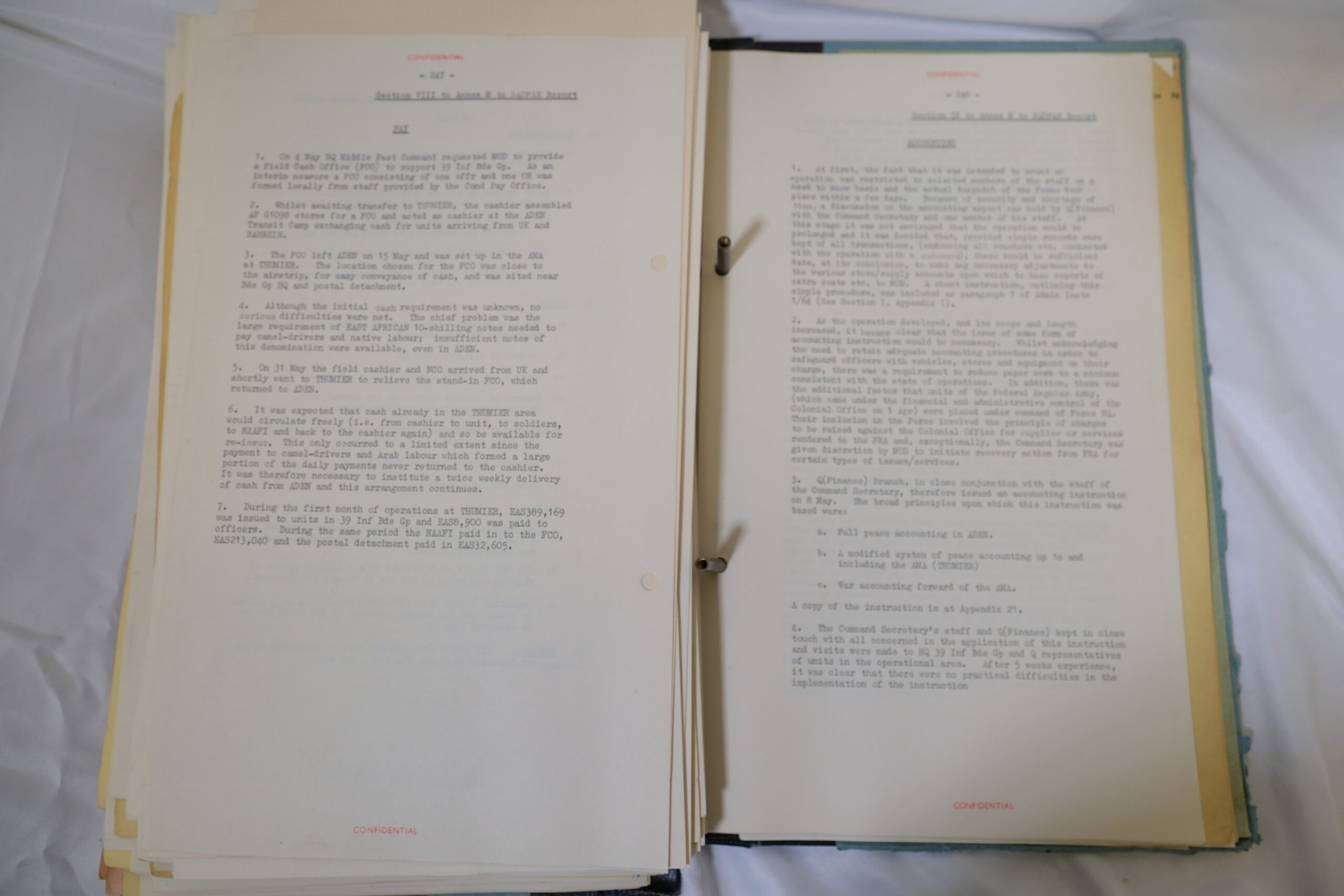 Operations in Radfan 1964 operations guide notes - Royal Anglian Regiment