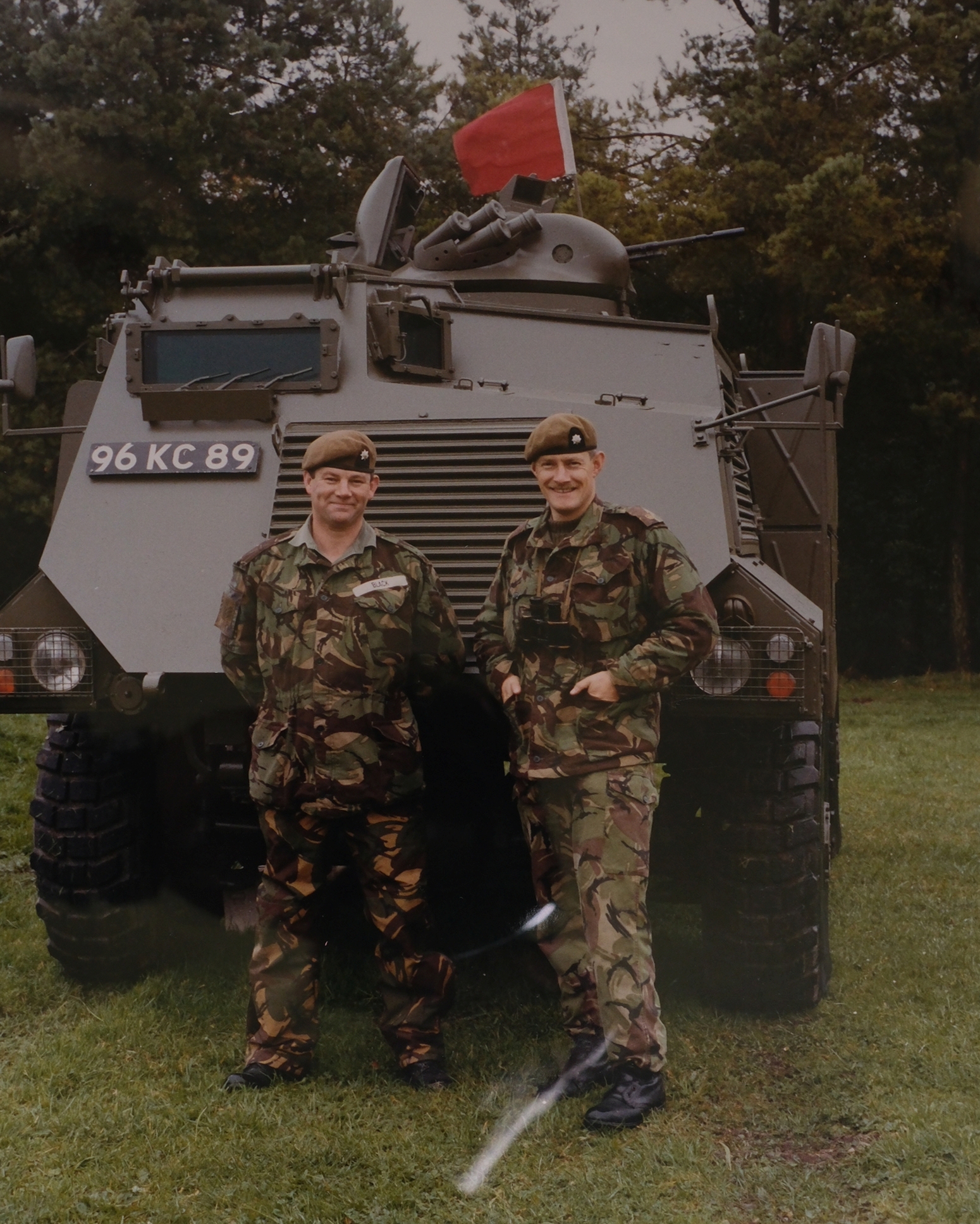 Trials for the Prototype Saxon in 1993 - Royal Anglian Regiment