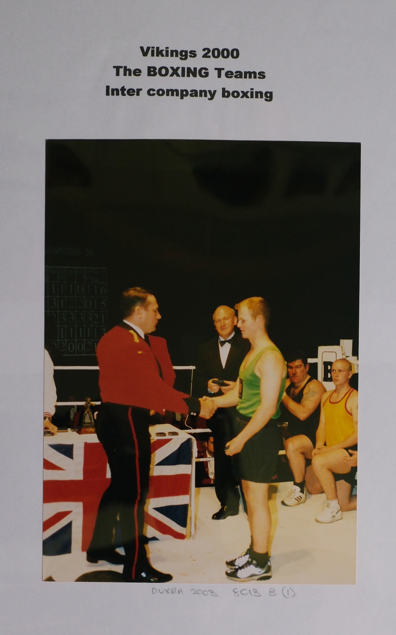 1st Battalion (The Vikings) Royal Anglian Regiment Boxing Team 2000 ...