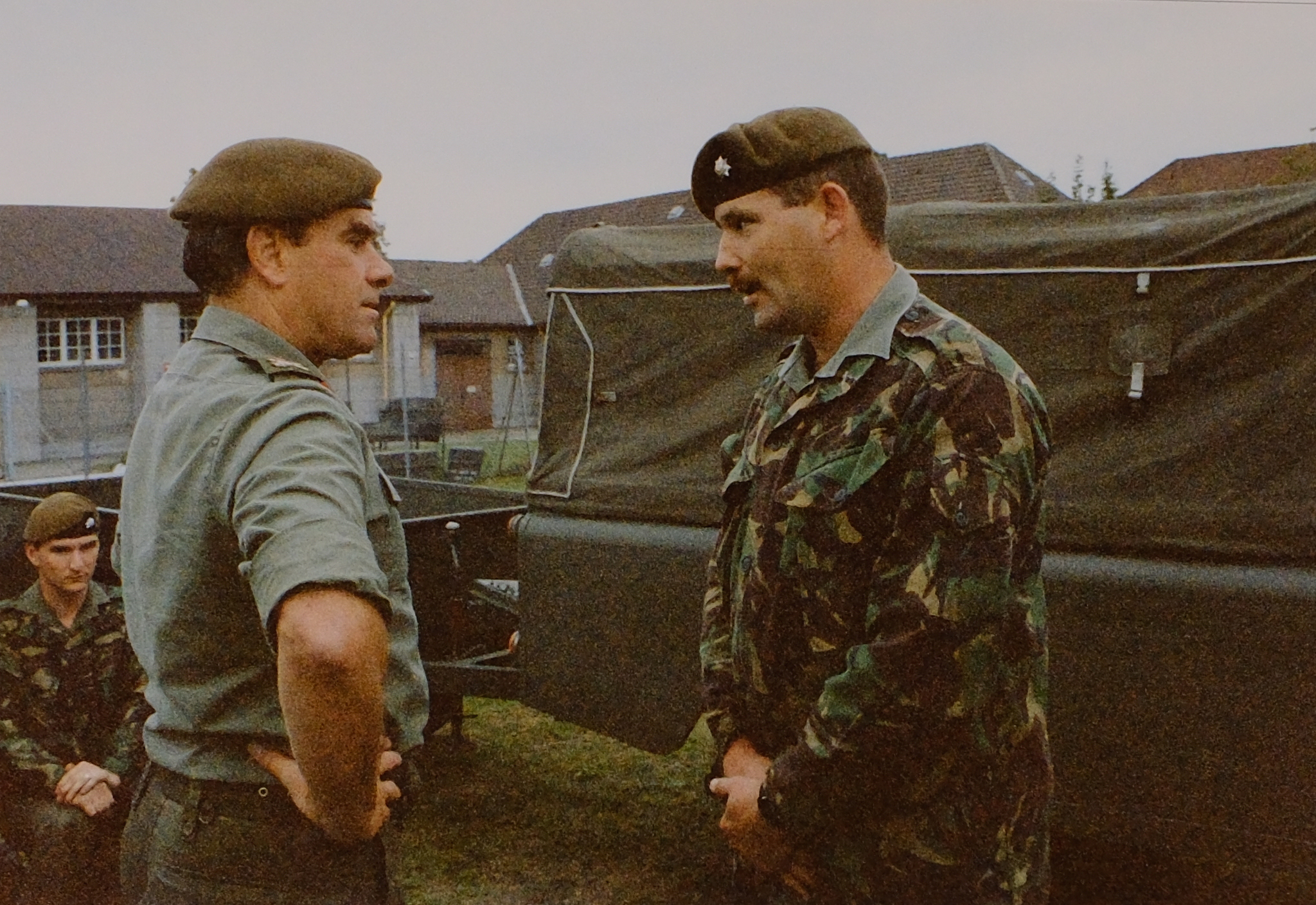 Major General Hugh Michael Rose visits the 2nd Battalion Royal Anglian ...
