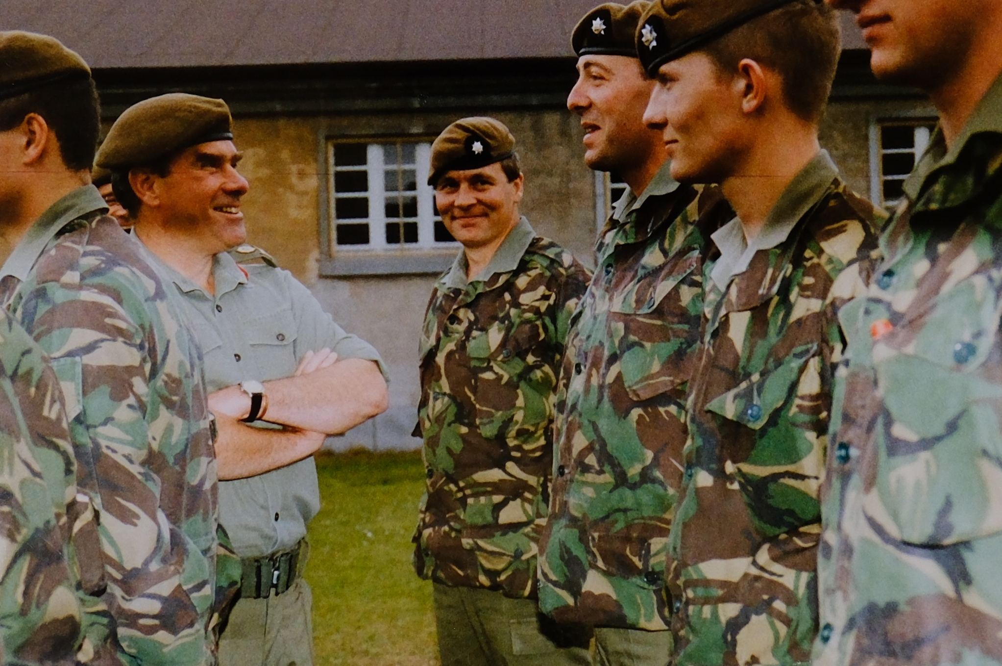 Major General Hugh Michael Rose visits the 2nd Battalion Royal Anglian ...