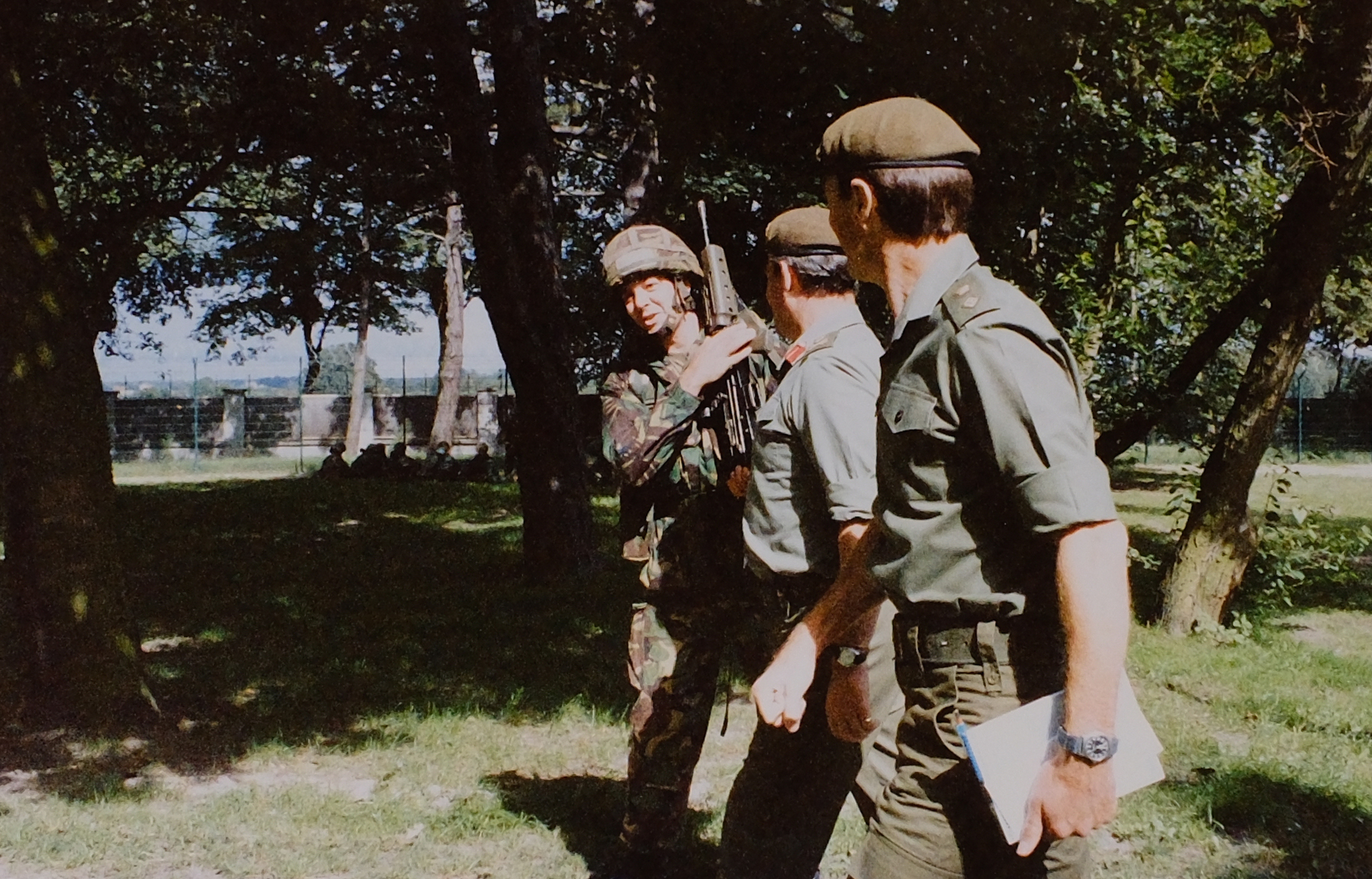 Major General Hugh Michael Rose visits the 2nd Battalion Royal Anglian ...
