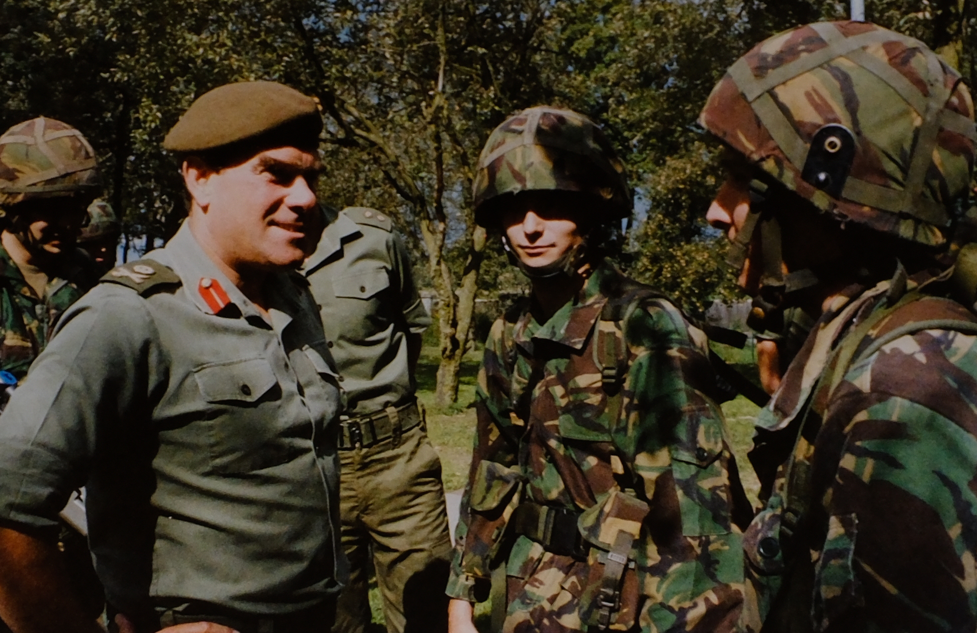 Major General Hugh Michael Rose visits the 2nd Battalion Royal Anglian ...