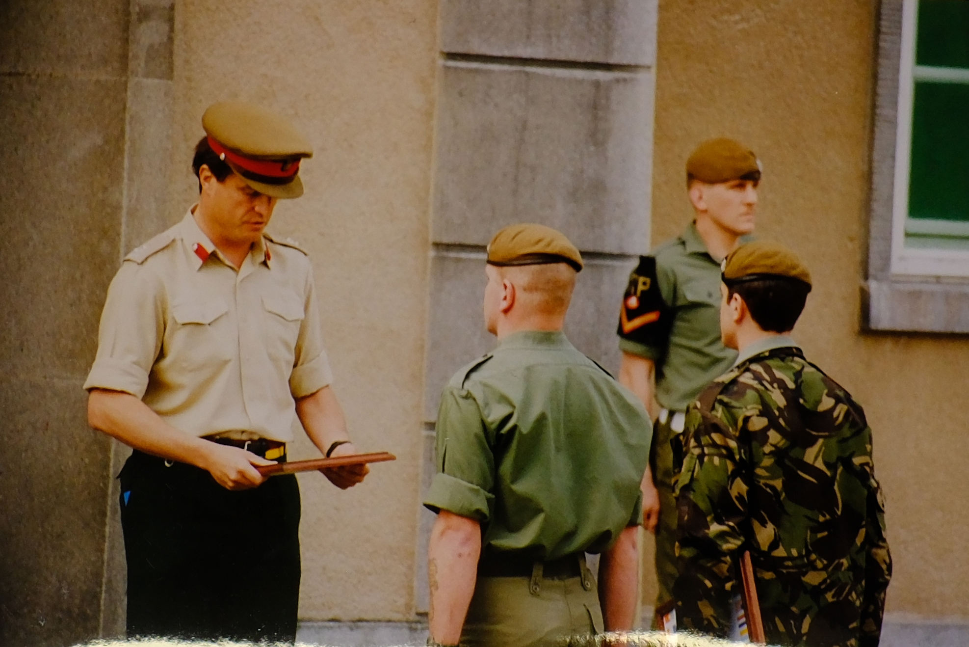 Major General Hugh Michael Rose visits the 2nd Battalion Royal Anglian ...