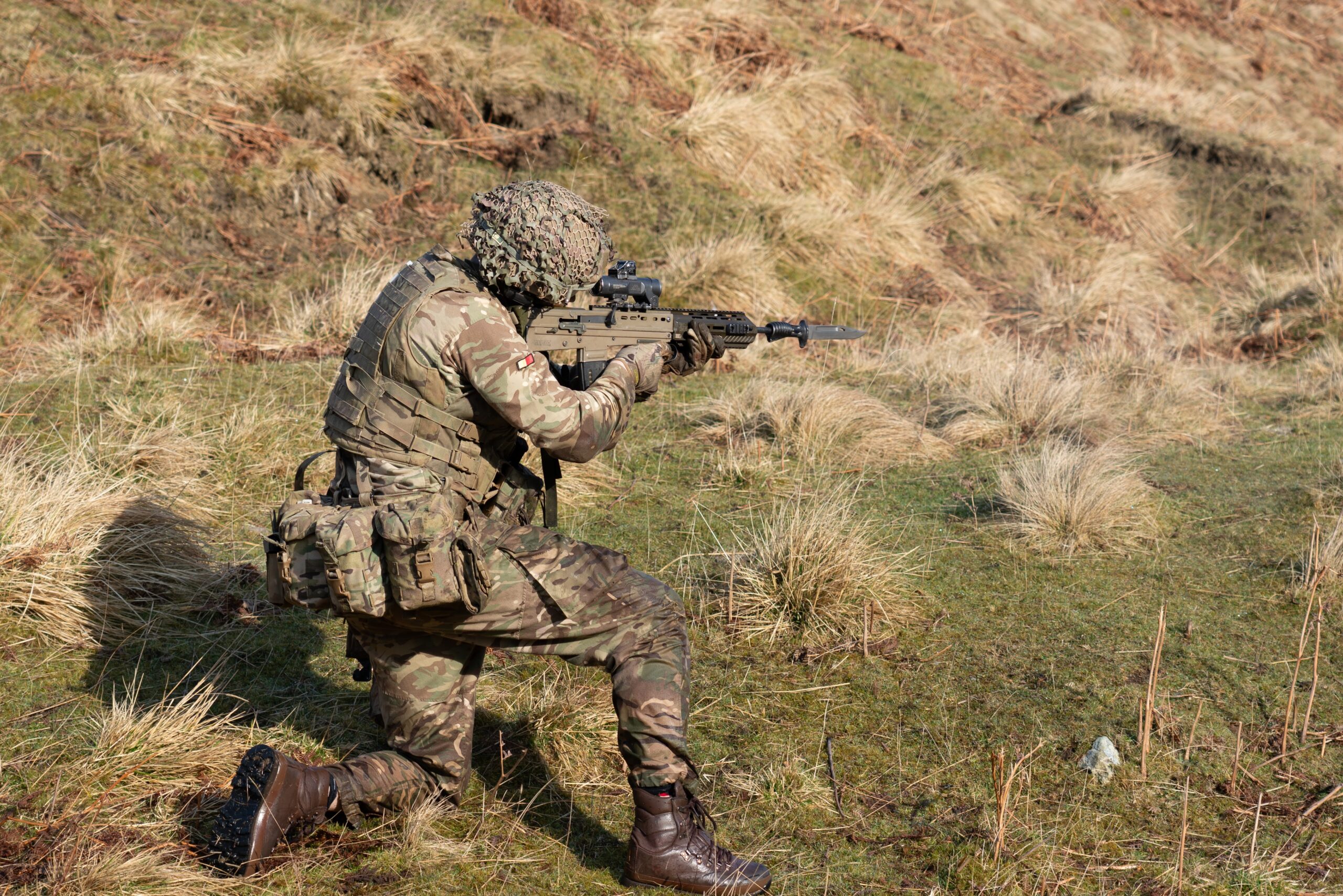 1st Battalion Live Fire Tactical Training on the Otterburn Training ...