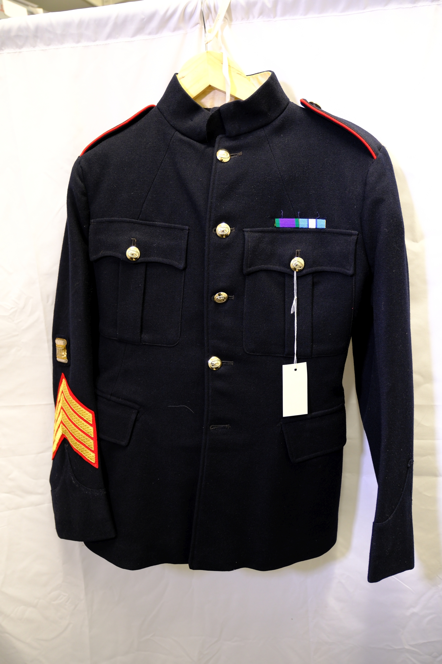 British Army No.1 Dress with Drum Major Rank Royal Anglian Regiment - Royal Anglian Regiment