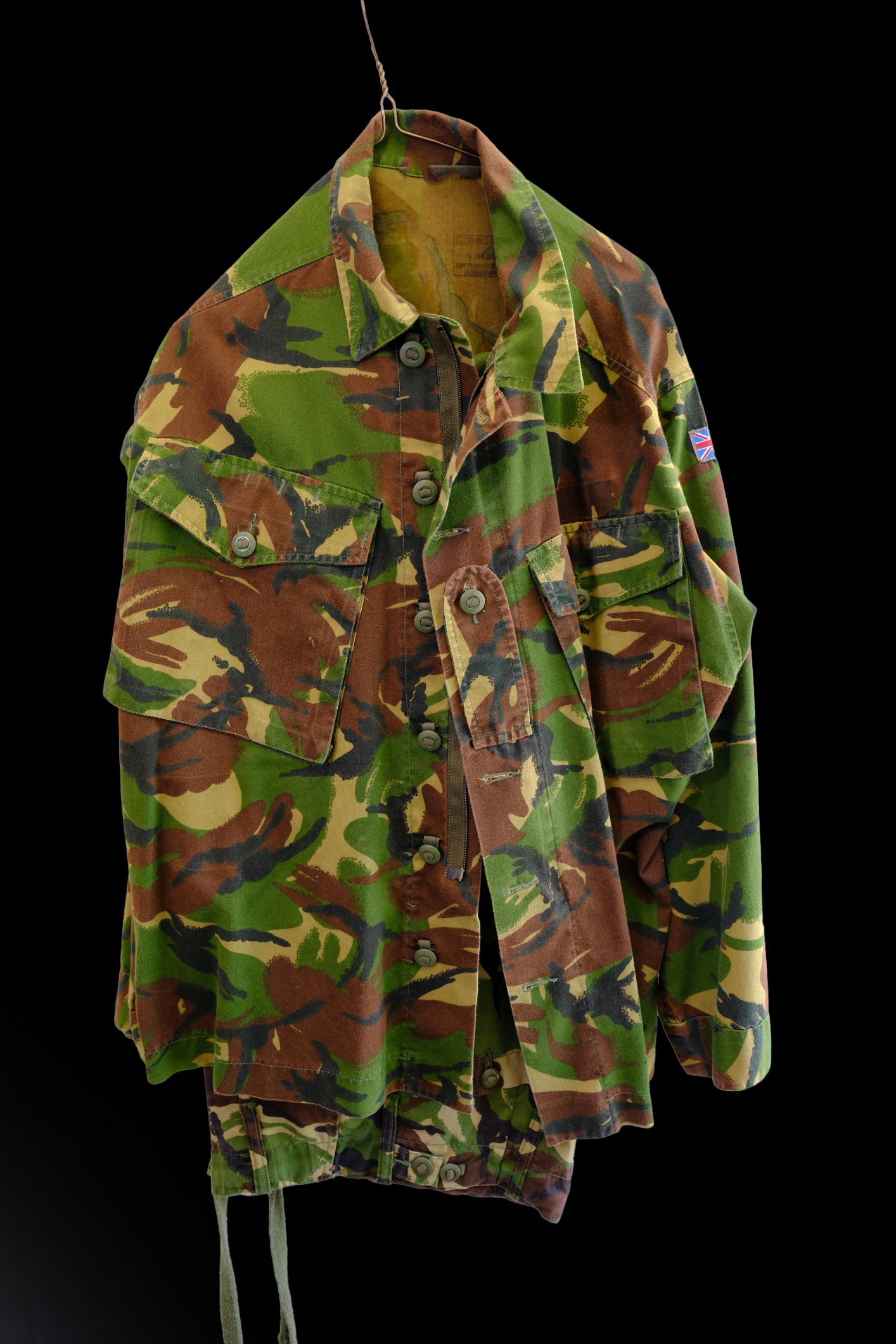 British Army DPM Combat Jacket circa 1990s - Royal Anglian Regiment