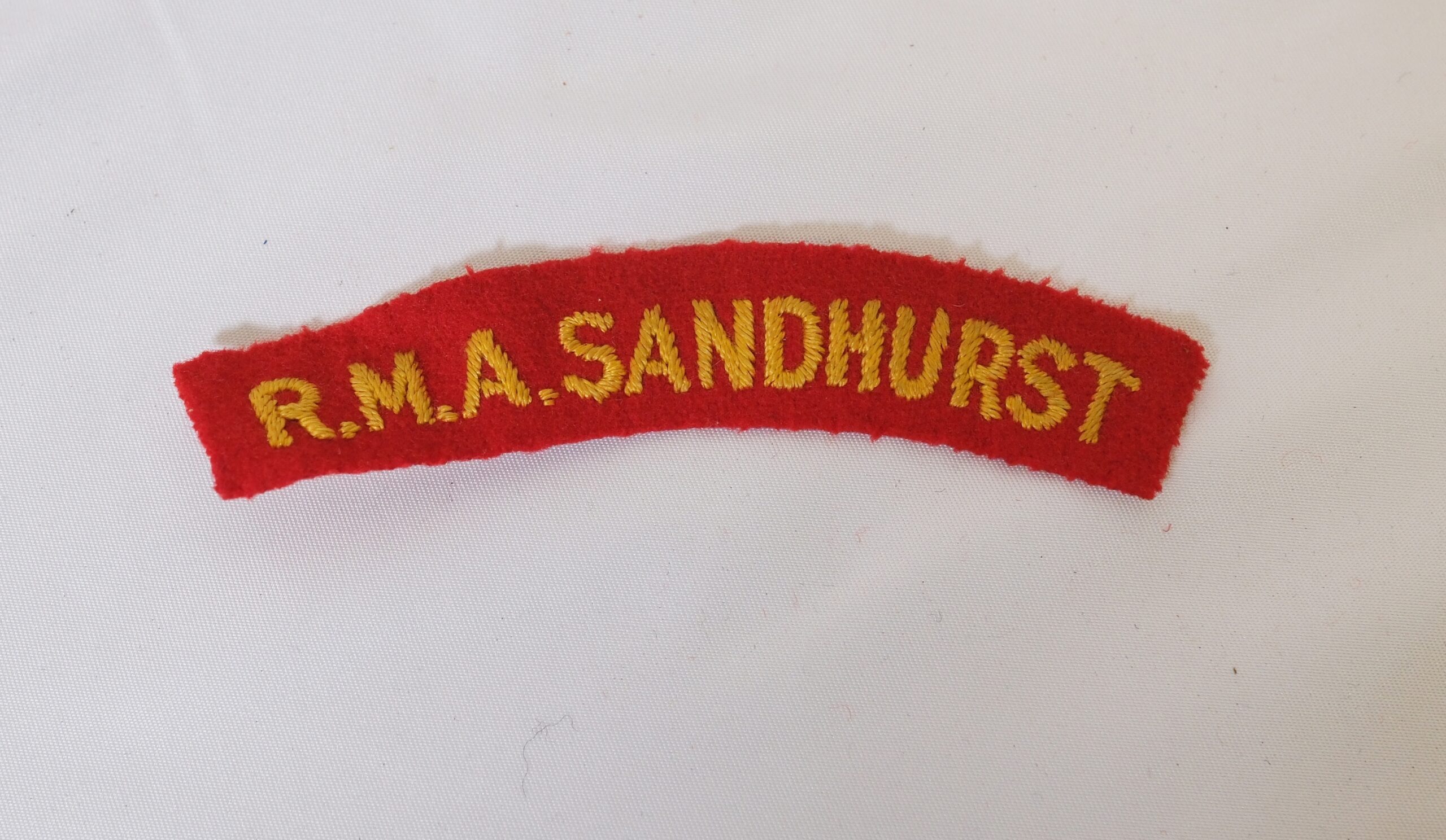 Royal Military Academy Sandhurst Uniform Flash - Royal Anglian Regiment