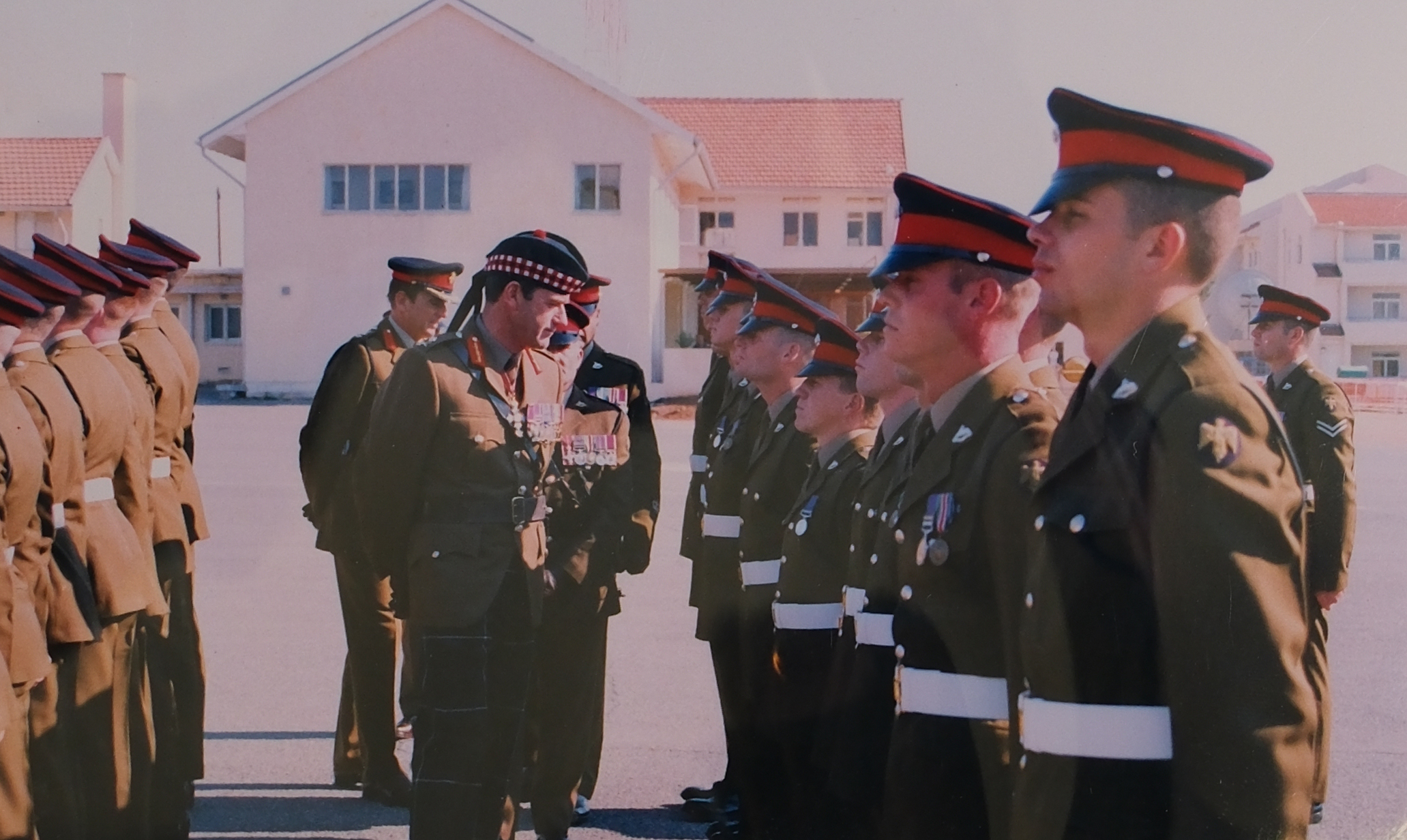 Dheklia Camp East Sovereign Base - PNCO cadre - Royal Anglian Regiment
