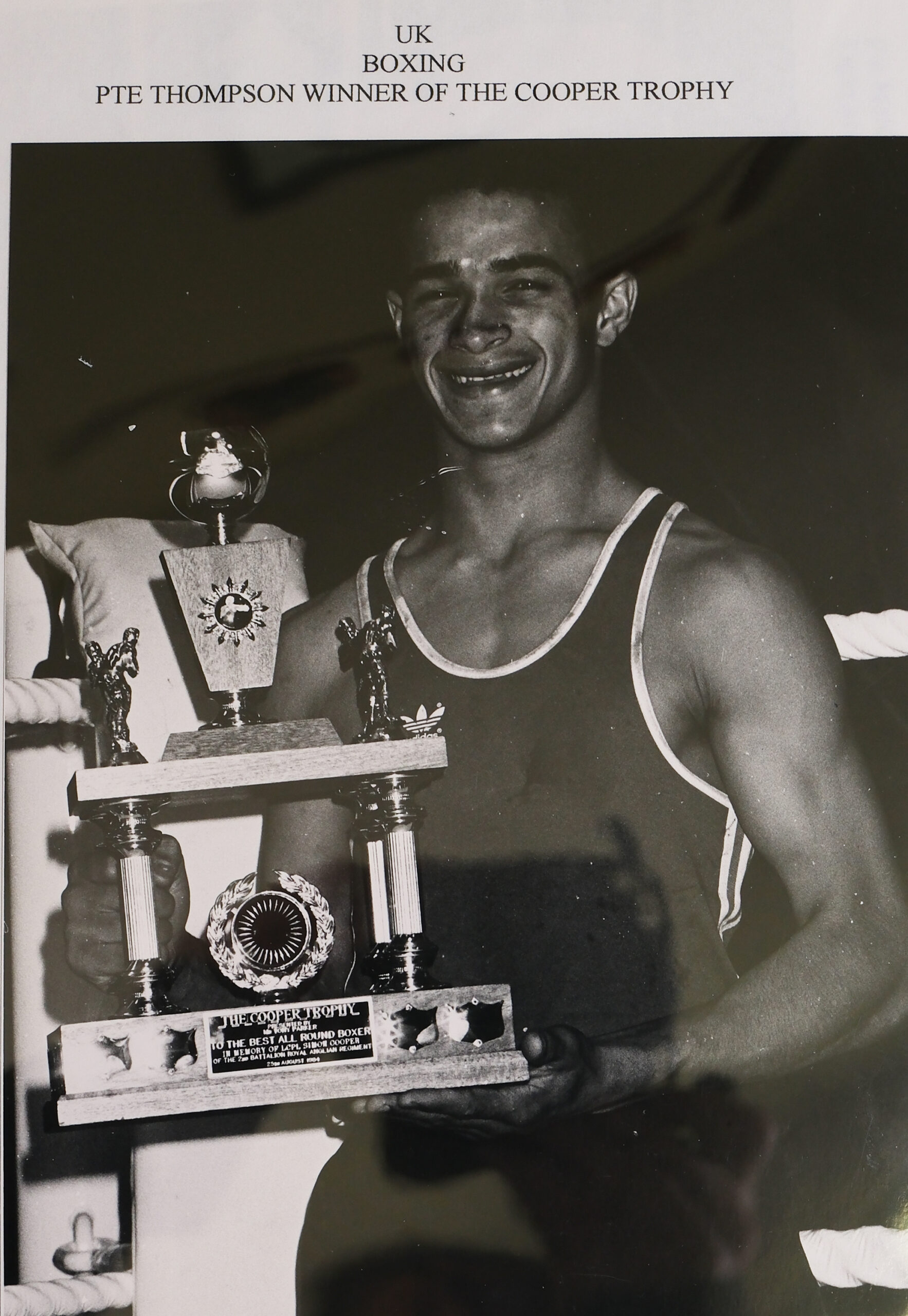 2nd Battalion - Boxer Private Thompson - Royal Anglian Regiment