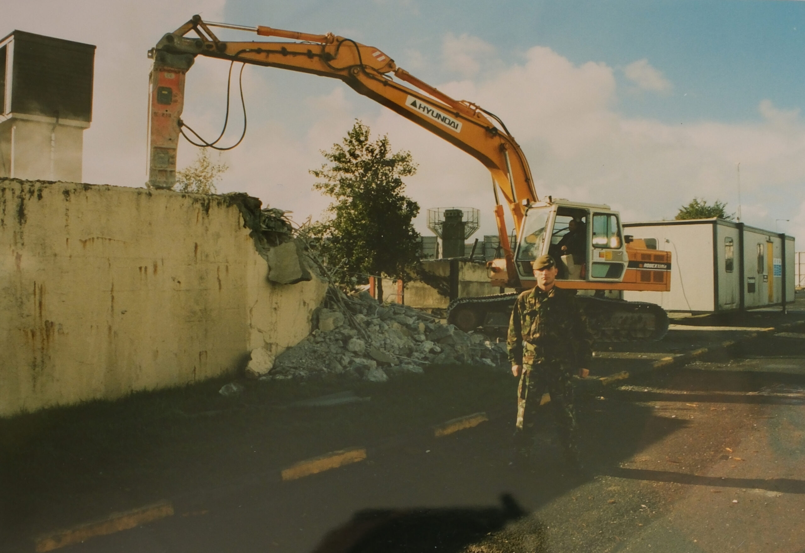 Demolition of Fort George, Londonderry - Royal Anglian Regiment