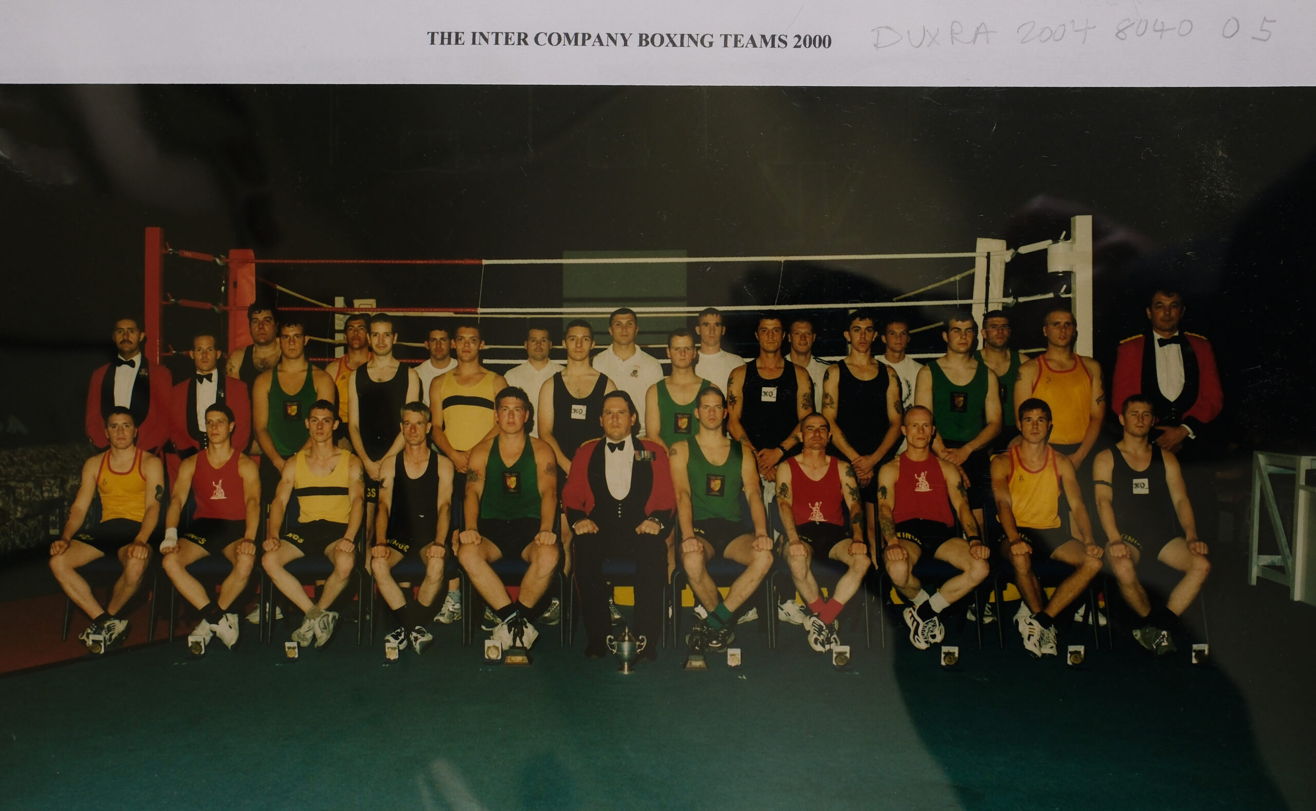 1st Battalion Boxing team 2000 - Royal Anglian Regiment