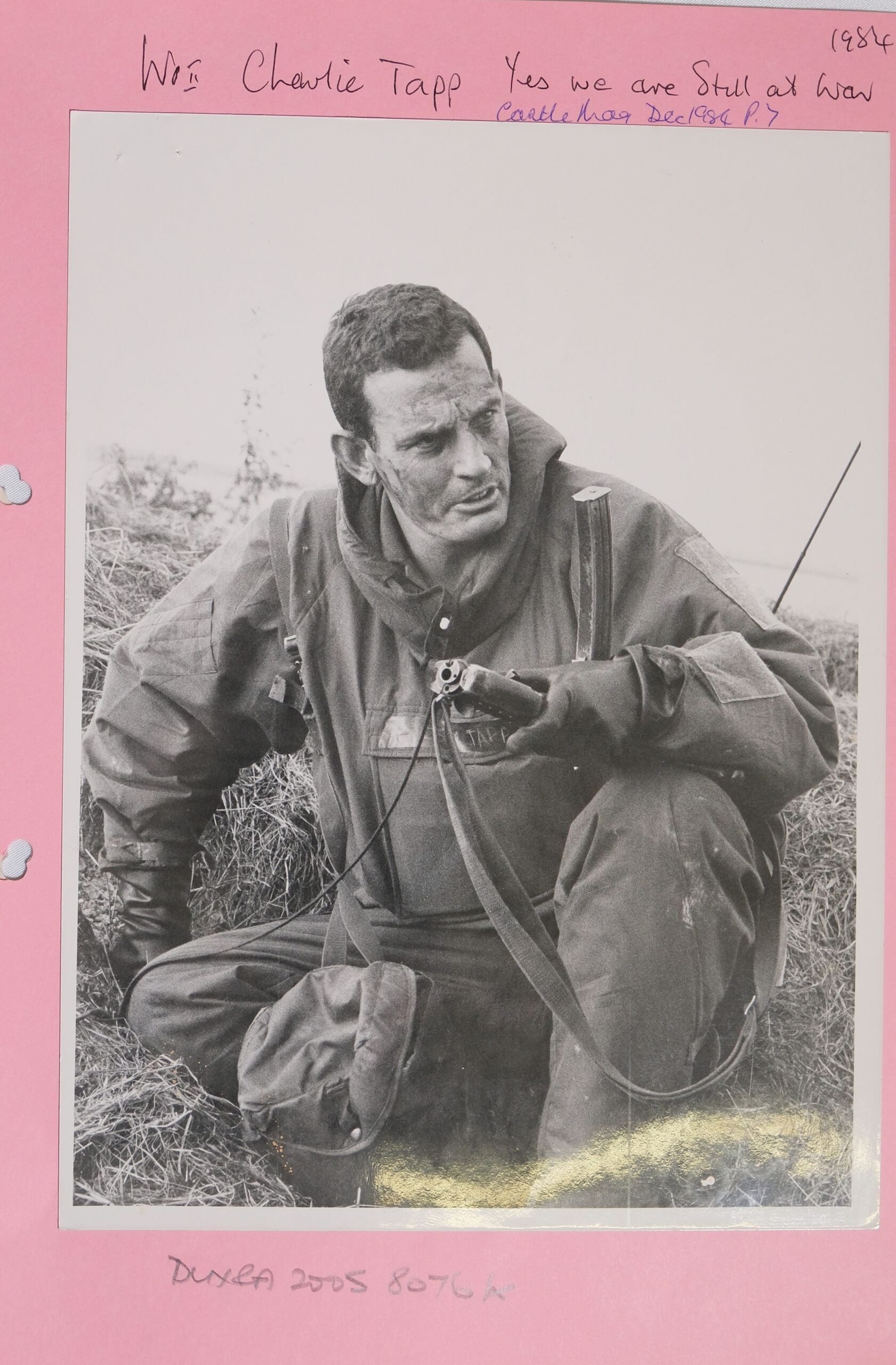 WO2 Charlie Tapp - Royal Anglian Regiment
