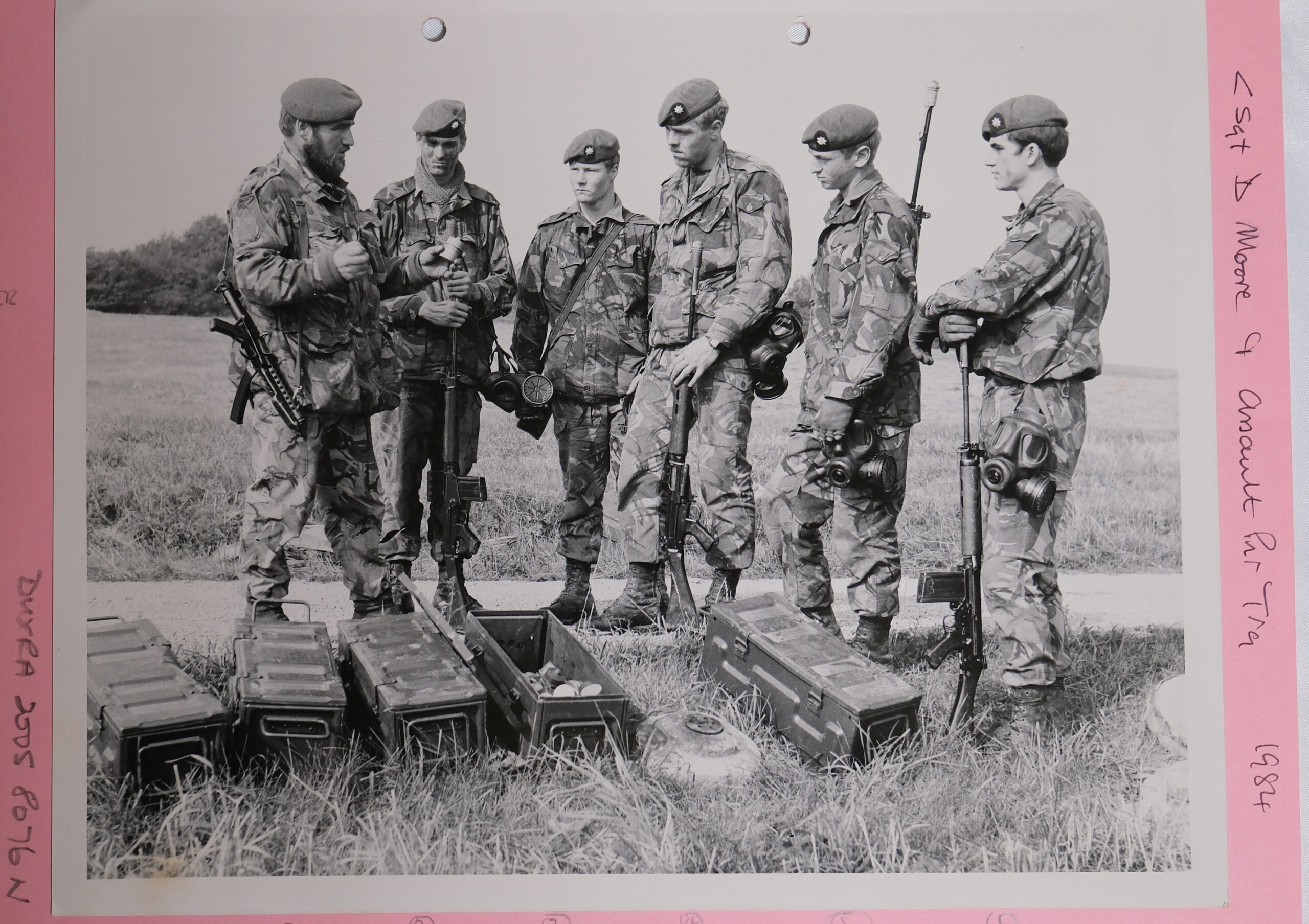 Sgt D Moore and the Assault Pioneer Platoon - Royal Anglian Regiment
