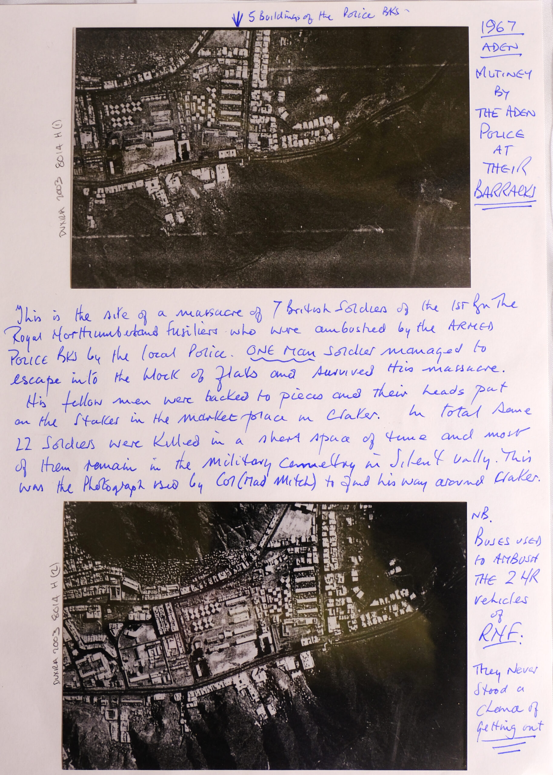 Aden 1967 Mutiny by The Aden Police at their Barracks - Royal Anglian ...