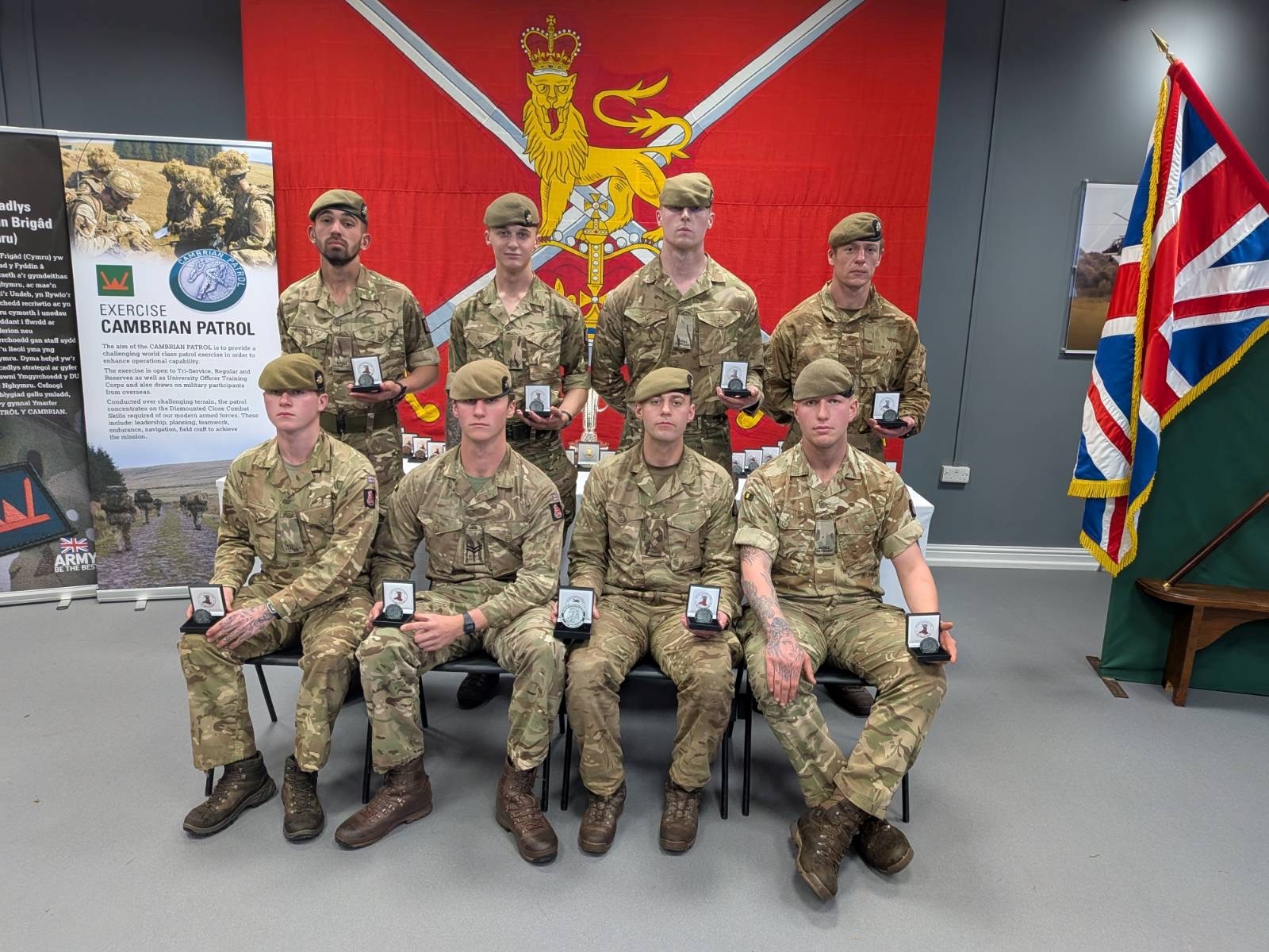 Silver Medal secured on Ex Cambrian Patrol by the 2nd Battalion - Royal ...